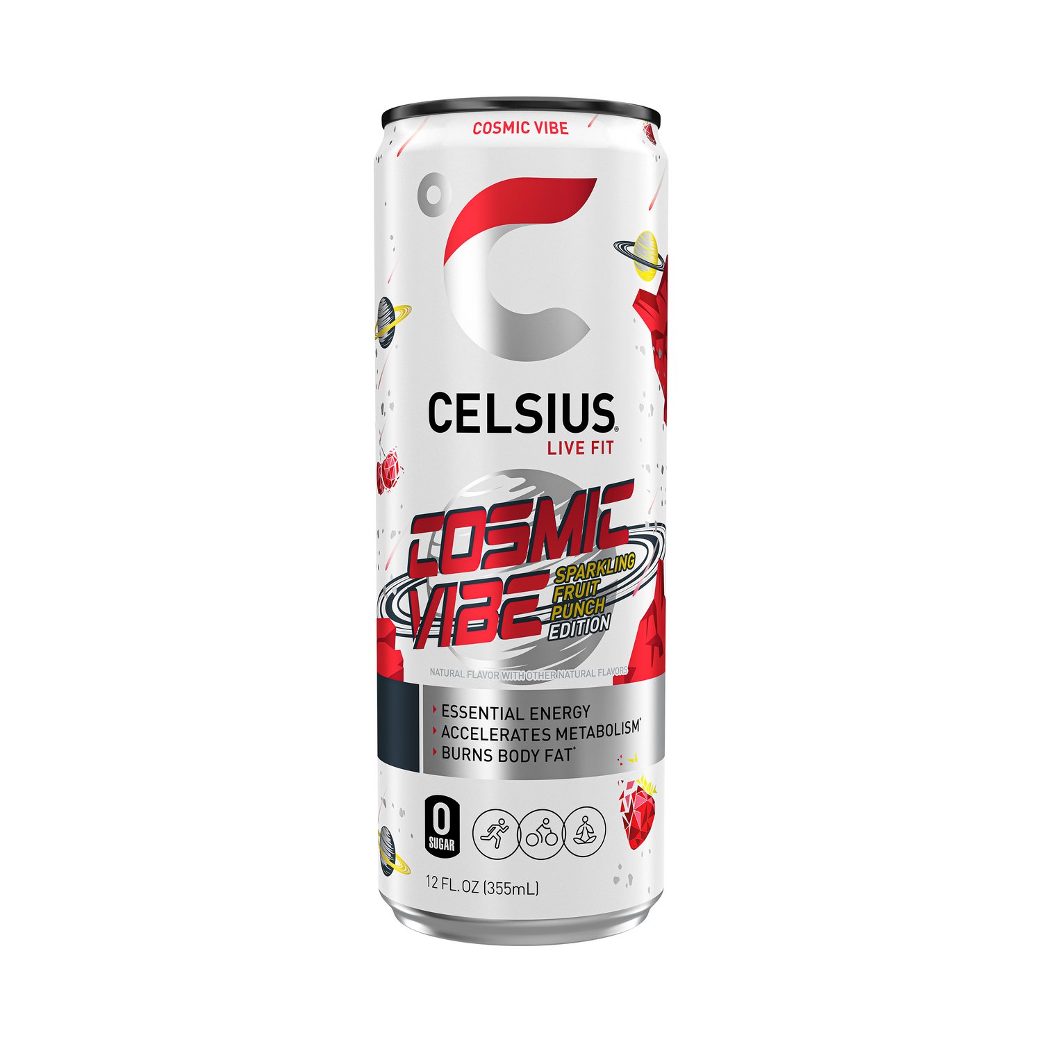Celsius Zero Sugar Sparkling Energy Drink - Cosmic Vibe - Shop Sports ...