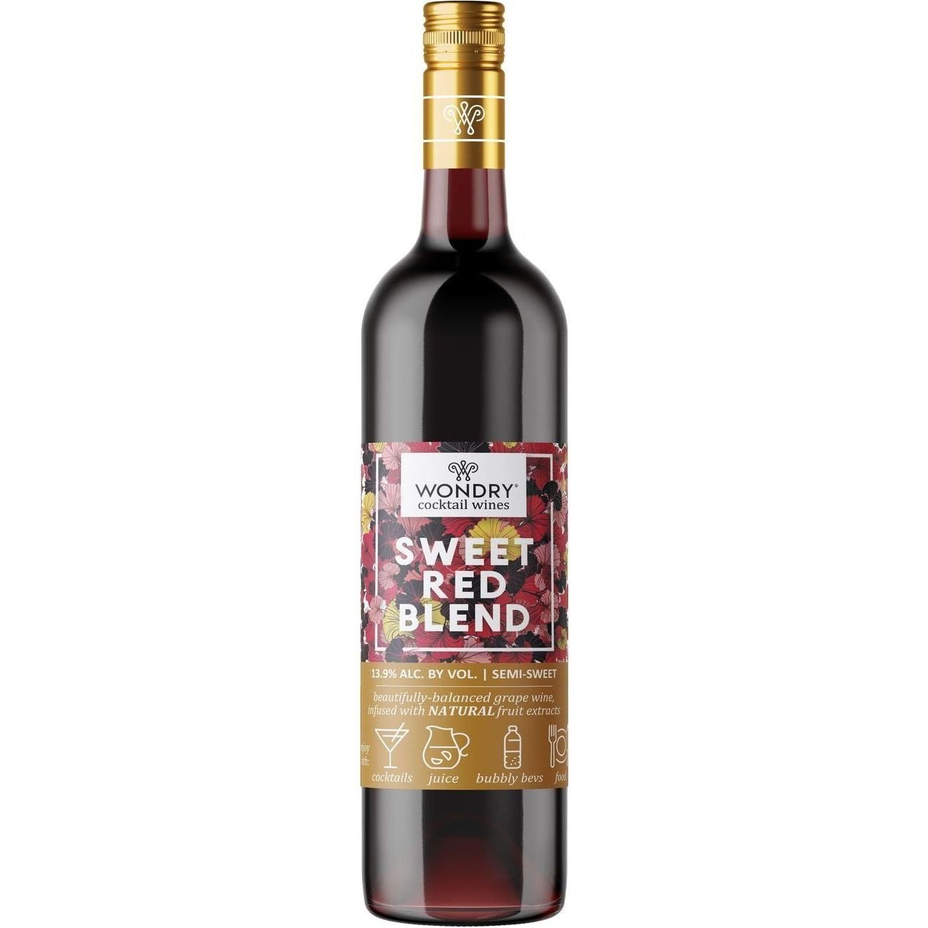 Wondry Organic Sweet Red Blend Wine Cocktail - Shop Wine at H-E-B
