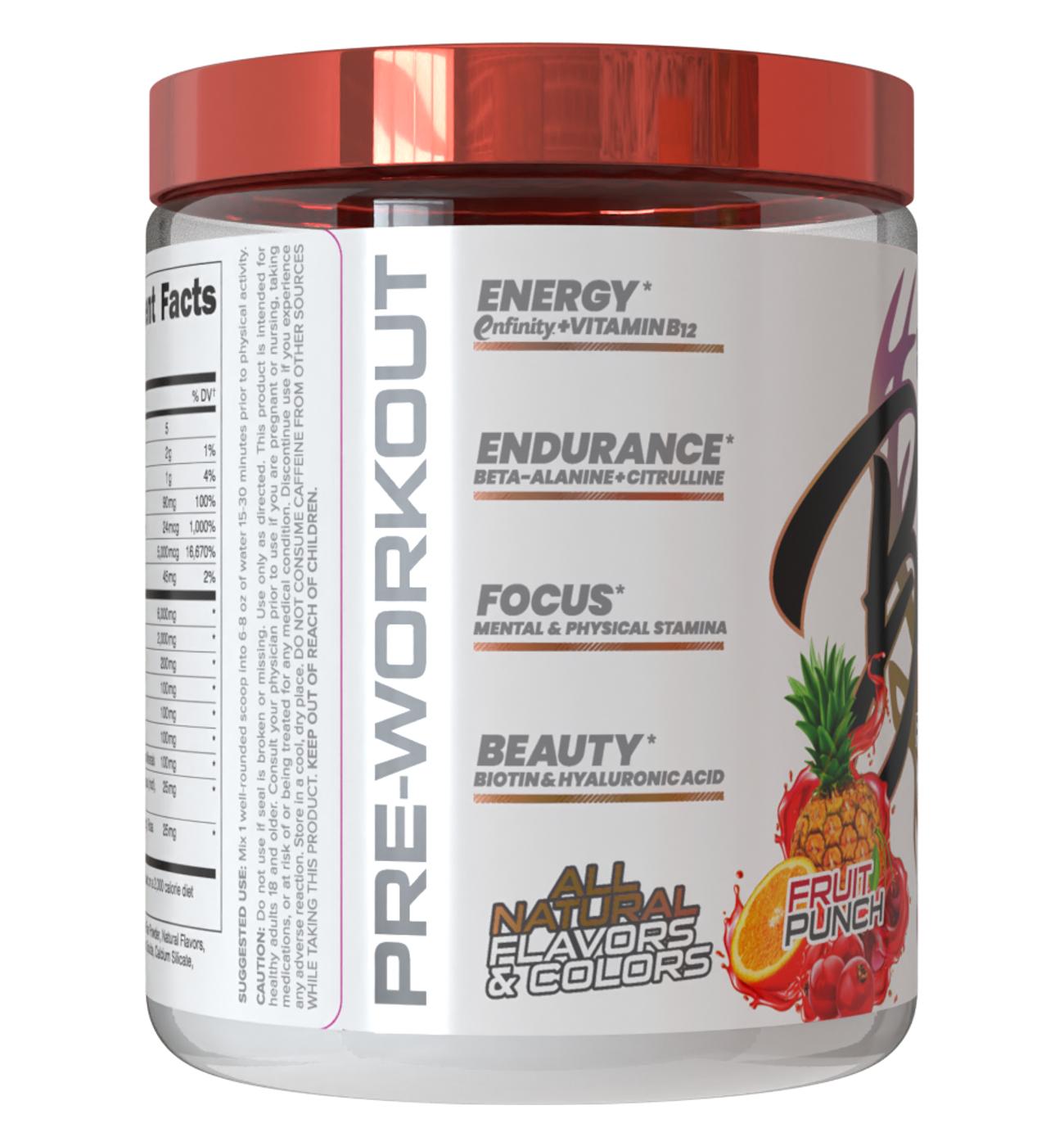 Bucked Up Babe Pre-Workout - Fruit Punch - Shop Diet & fitness at H-E-B