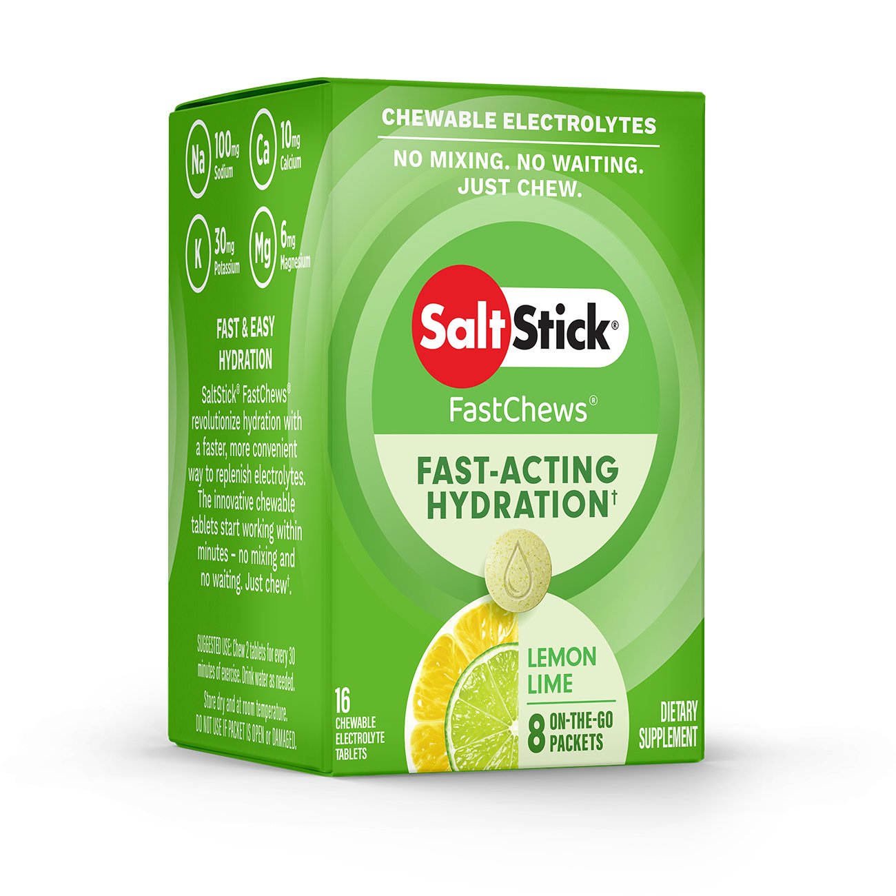 Salt Stick Lemon Lime FastChews 16 Count - Shop Diet & fitness at H-E-B