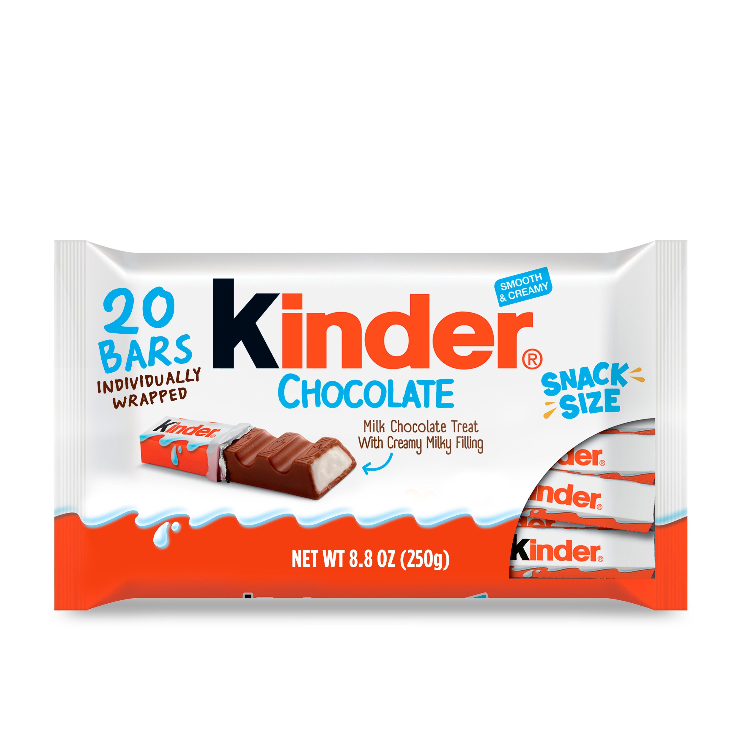 Kinder Chocolate with Milky Filling Snack Size Candy - Shop Candy at H-E-B