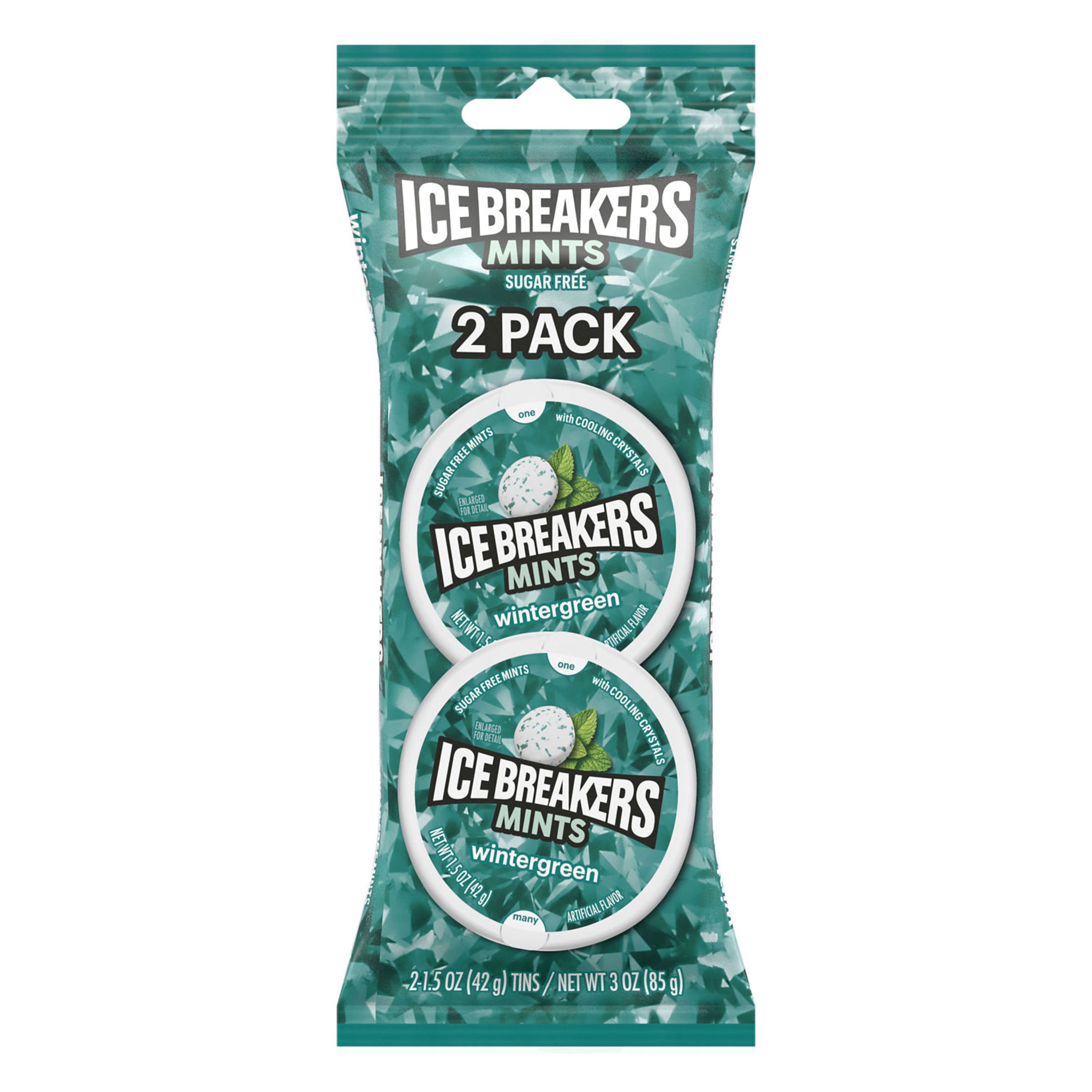 Ice Breakers Wintergreen Sugar Free Mints, 2 pk - Shop Gum & mints at H-E-B