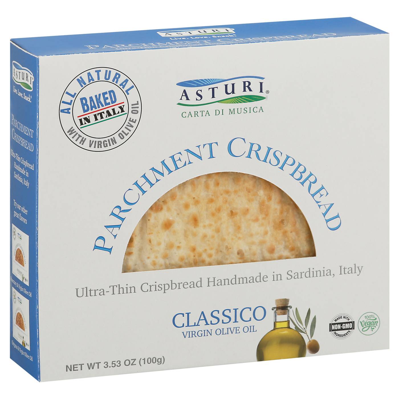 Asturi Parchment Crispbread - Classico - Shop Crackers & breadsticks at ...