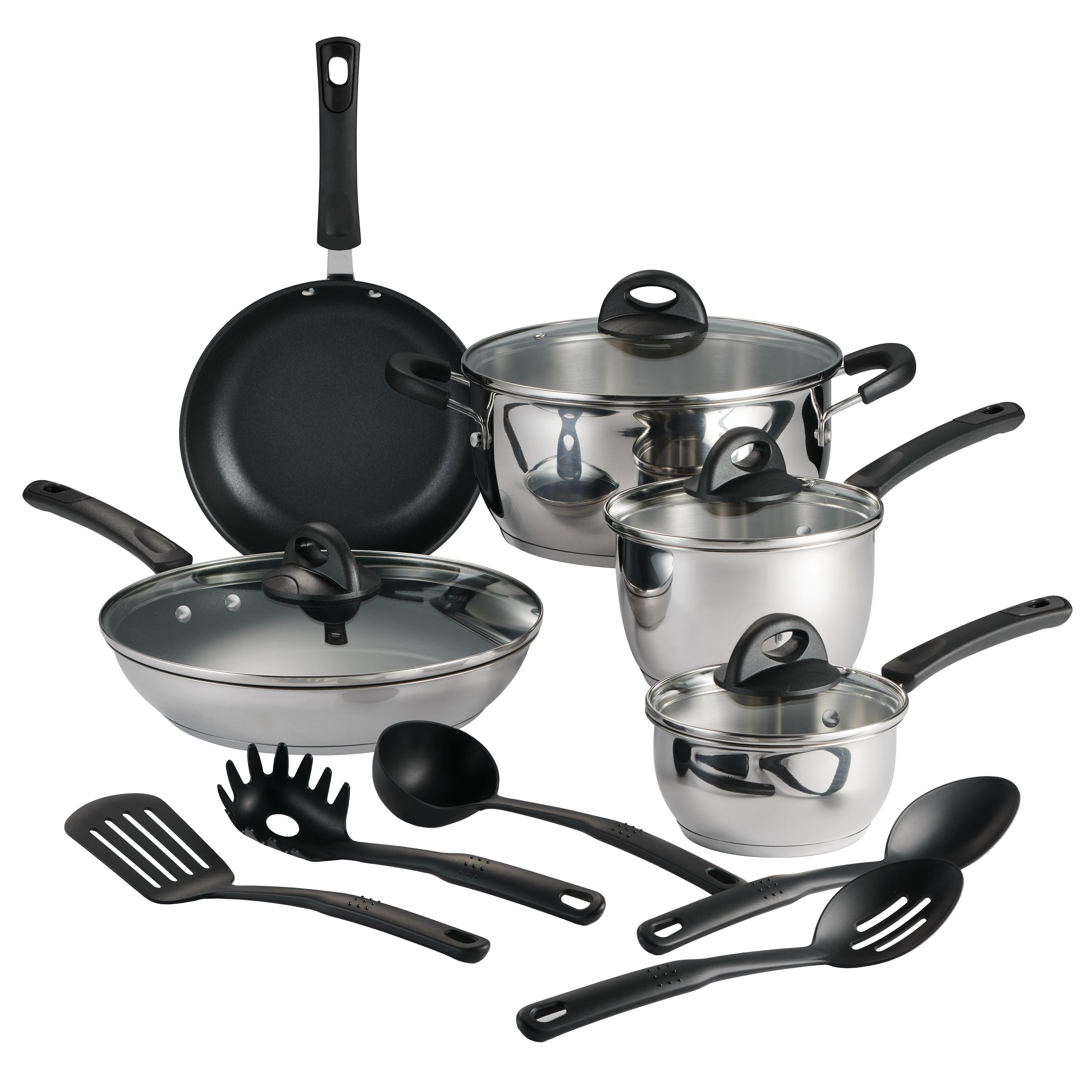 Tramontina Everyday Stainless Steel Cookware Set - Shop Cookware sets ...
