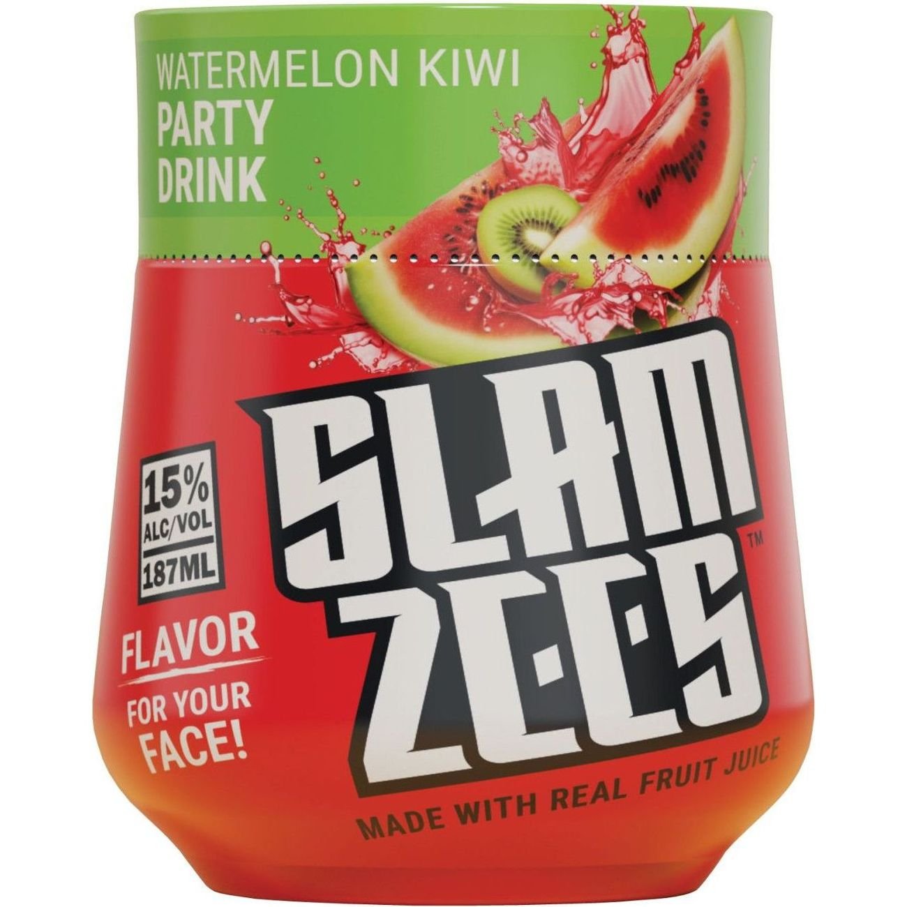 Slamzees Watermelon Kiwi Party Drink - Shop Malt beverages & coolers at ...