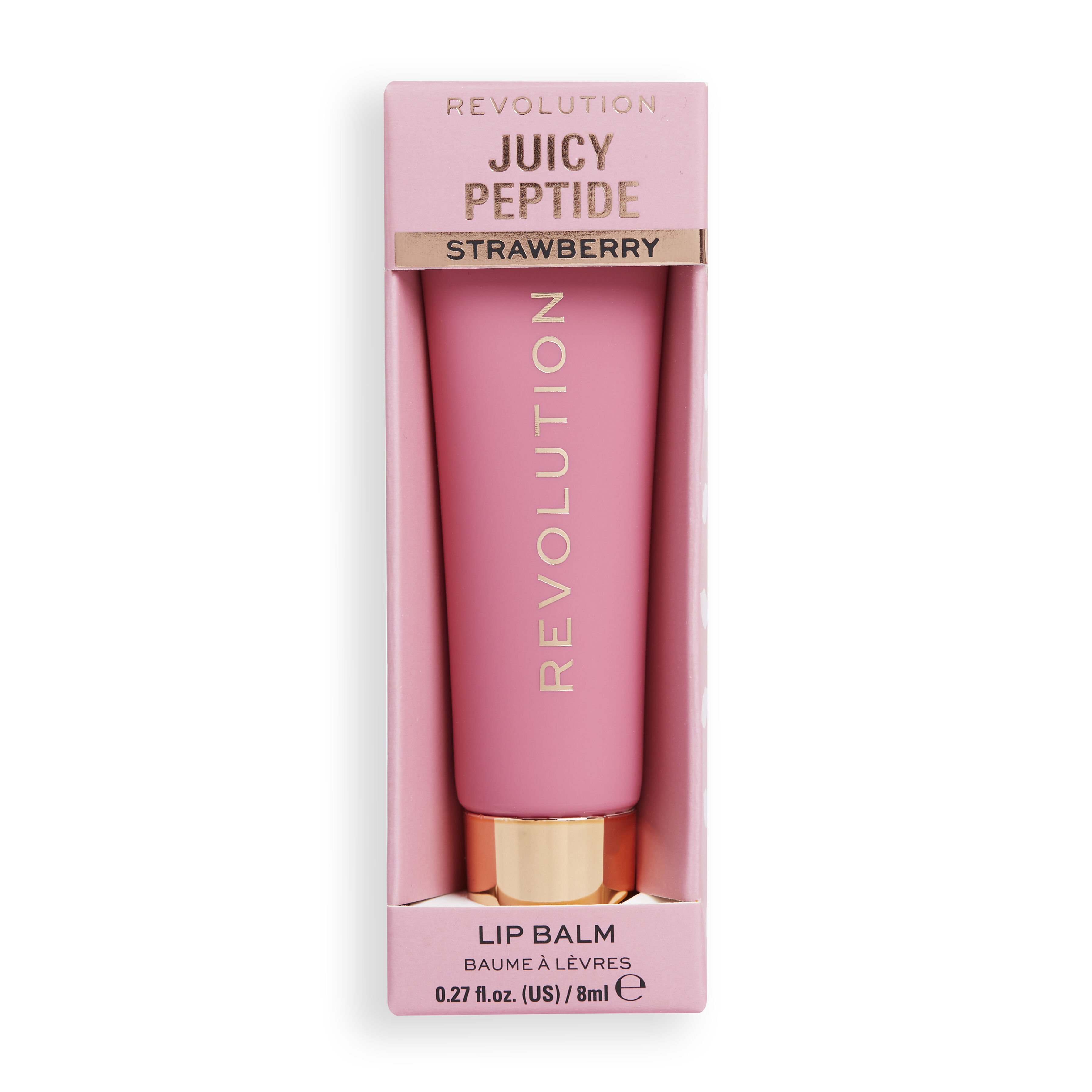 Makeup Revolution Lip Balm Juicy Peptide - Pink Strawberry - Shop Lip ...