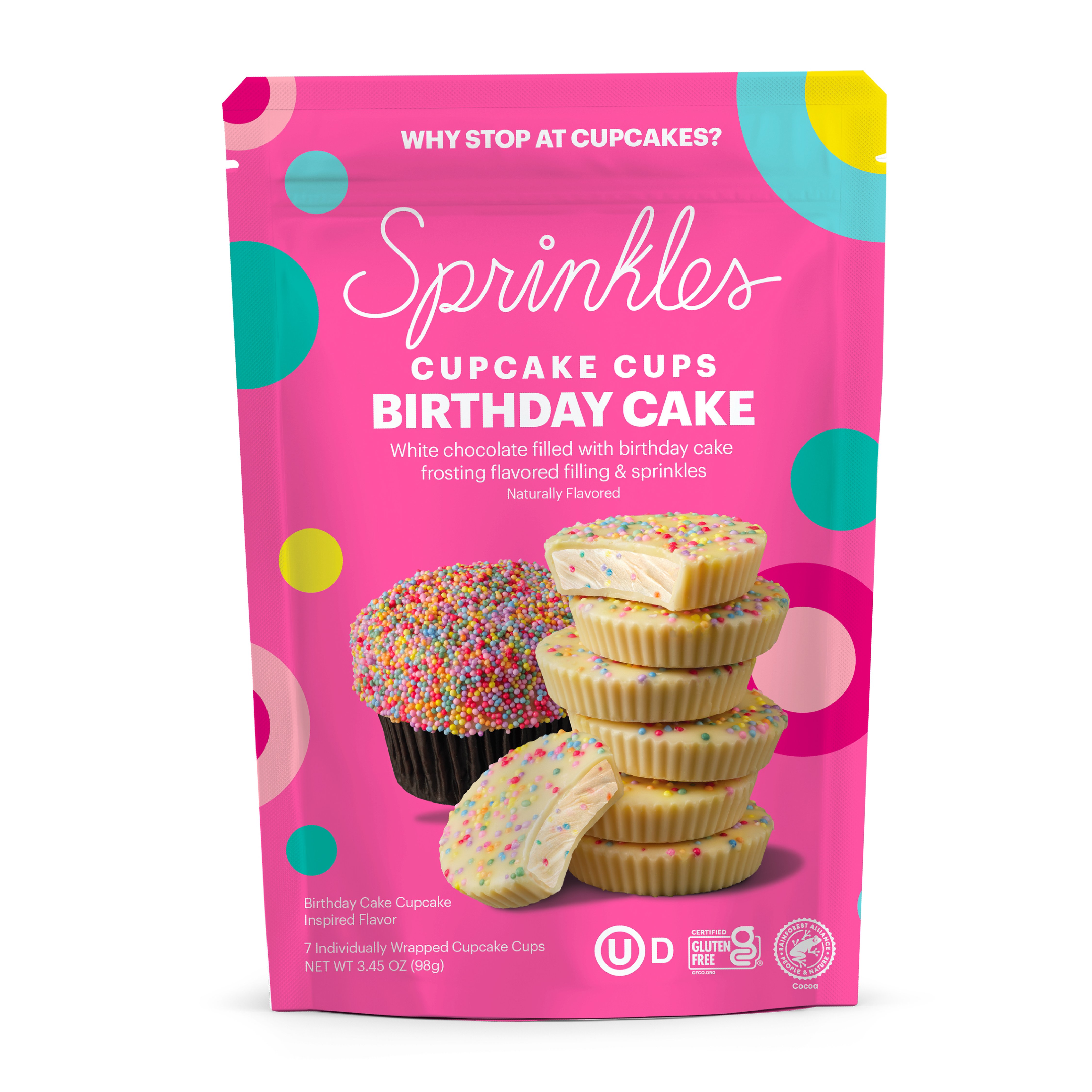 Sprinkles Birthday Cake Cupcake Cups - Shop Candy at H-E-B