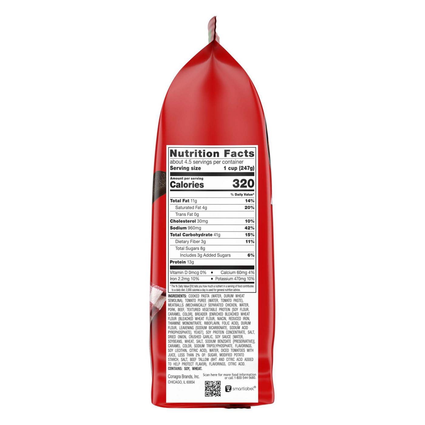 Chef Boyardee Spaghetti & Meatballs Family Size - Shop Entrees & sides ...