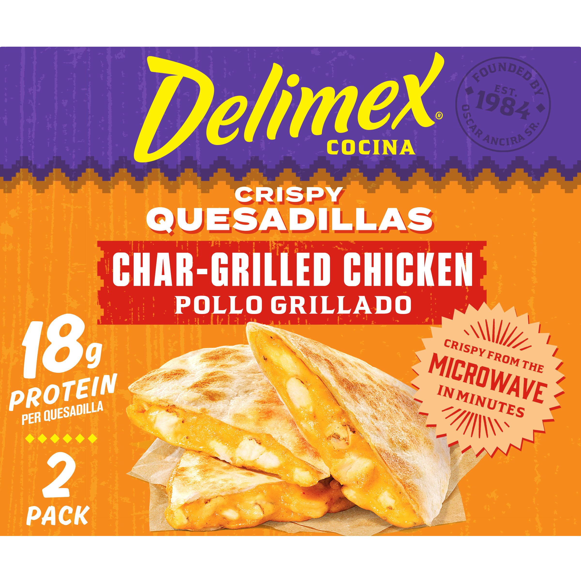 Delimex Char-Grilled Chicken Crispy Quesadillas - Shop Entrees & sides ...