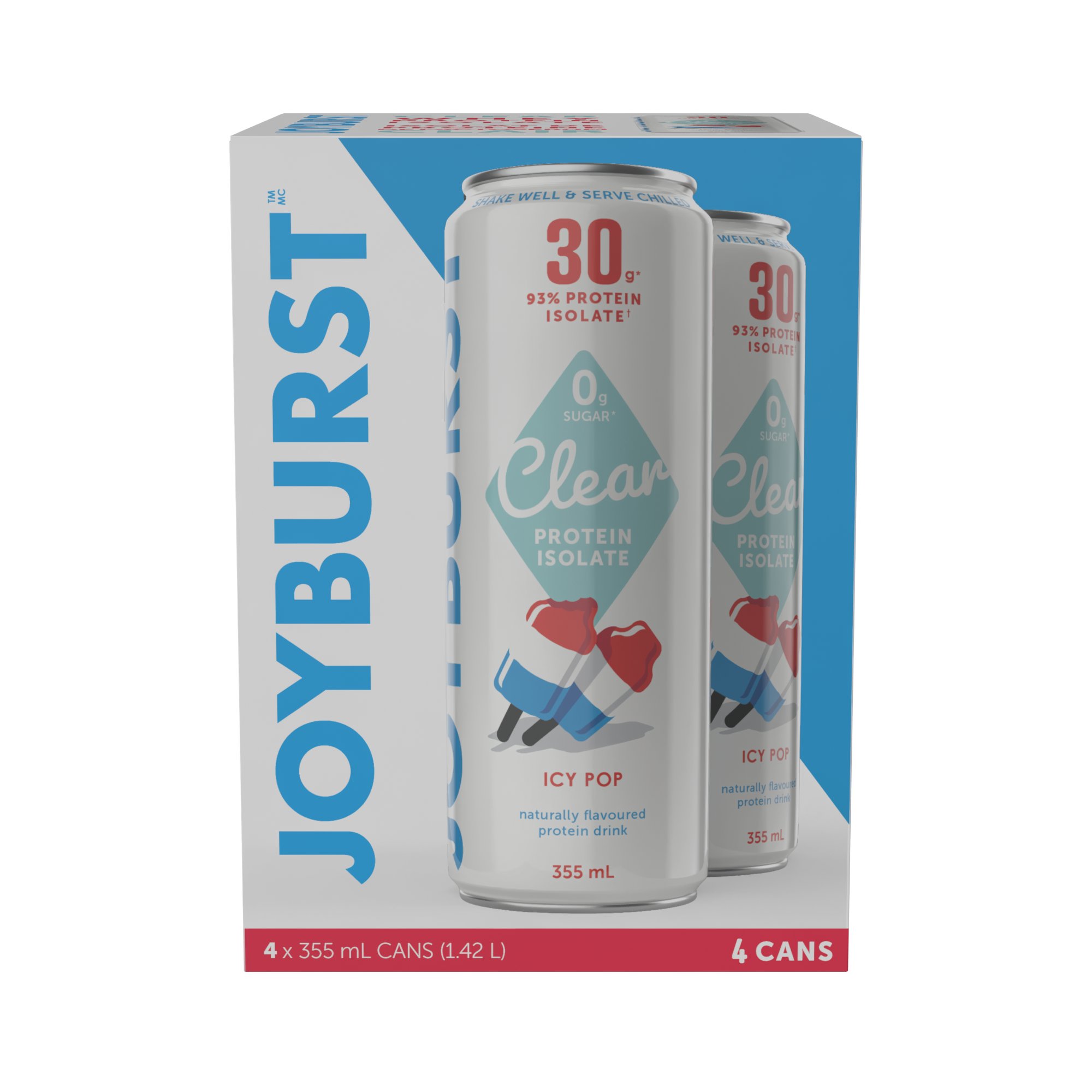 Joyburst Clear Protein Isolate Drink - Icy Pop - Shop Diet & fitness at ...