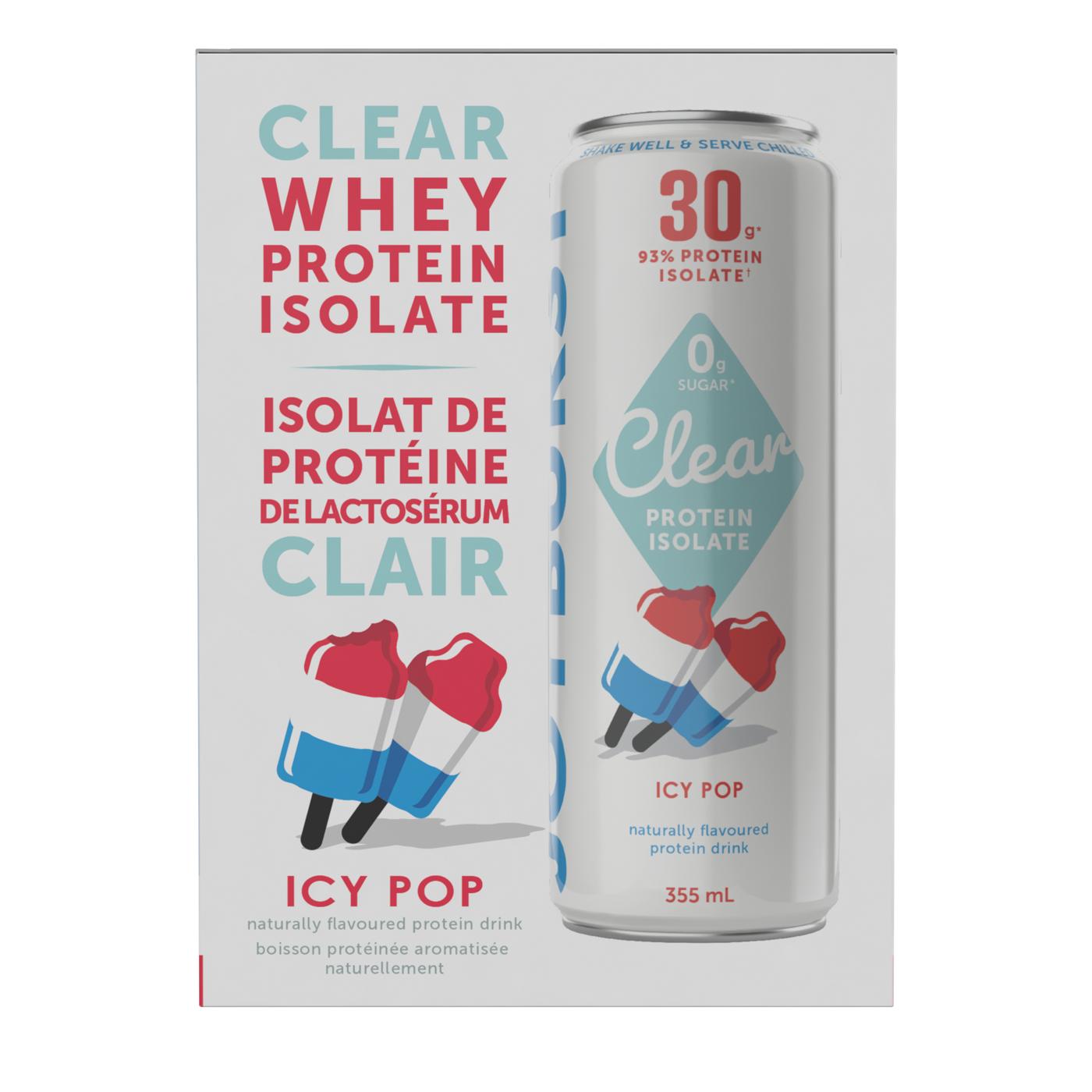 Joyburst Clear Protein Isolate Drink - Icy Pop - Shop Diet & fitness at ...