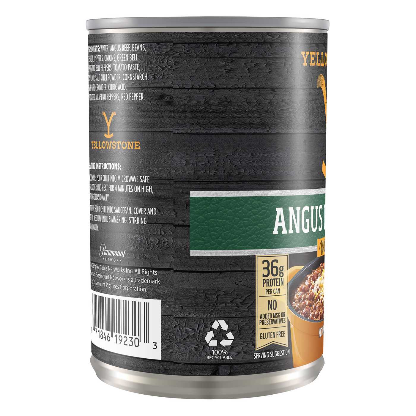 Yellowstone Angus Beef Chili With Beans - Shop Soups & chili at H-E-B