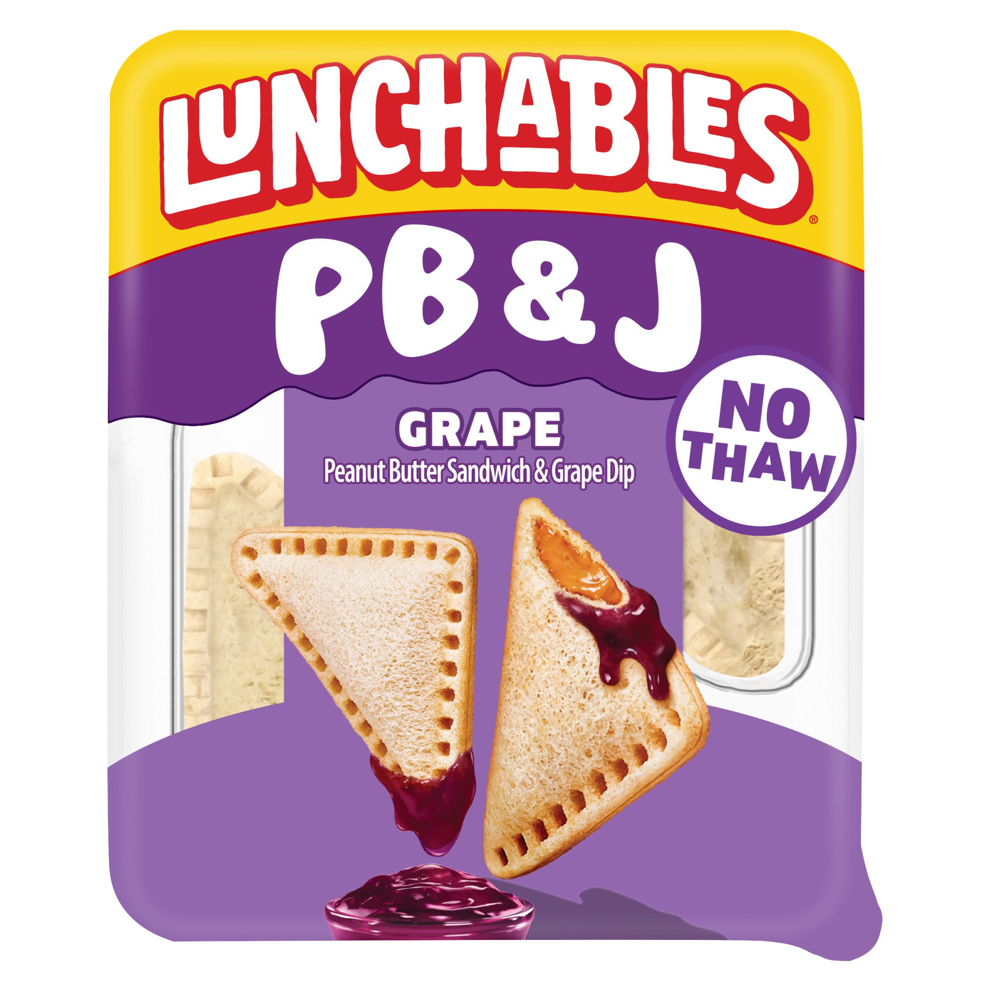 Lunchables Pb&J Peanut Butter Sandwich & Grape Dip, Pack - Shop Snack ...