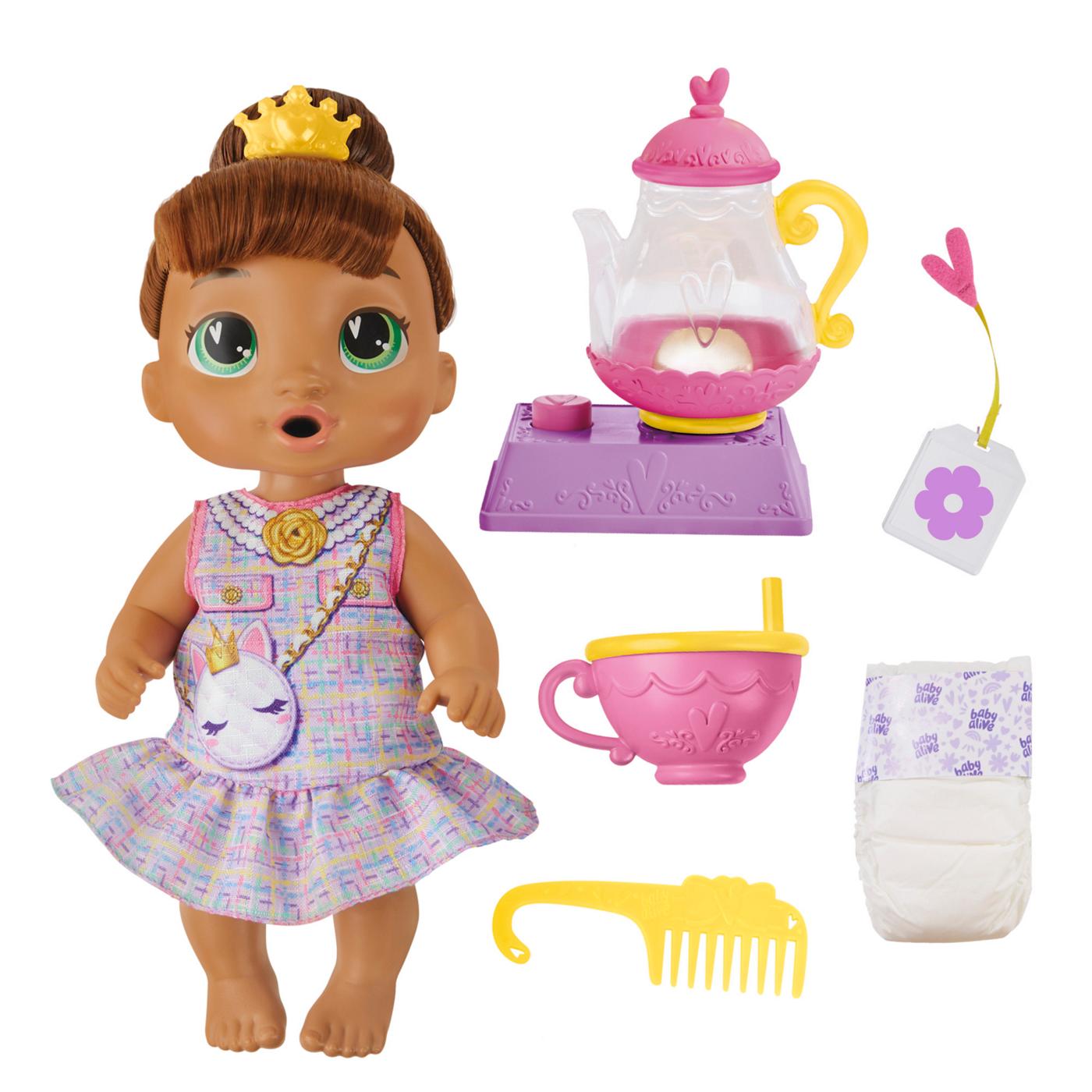Baby Alive Bubbly Tea Party Sophia Sparkle Doll - Shop Action figures ...