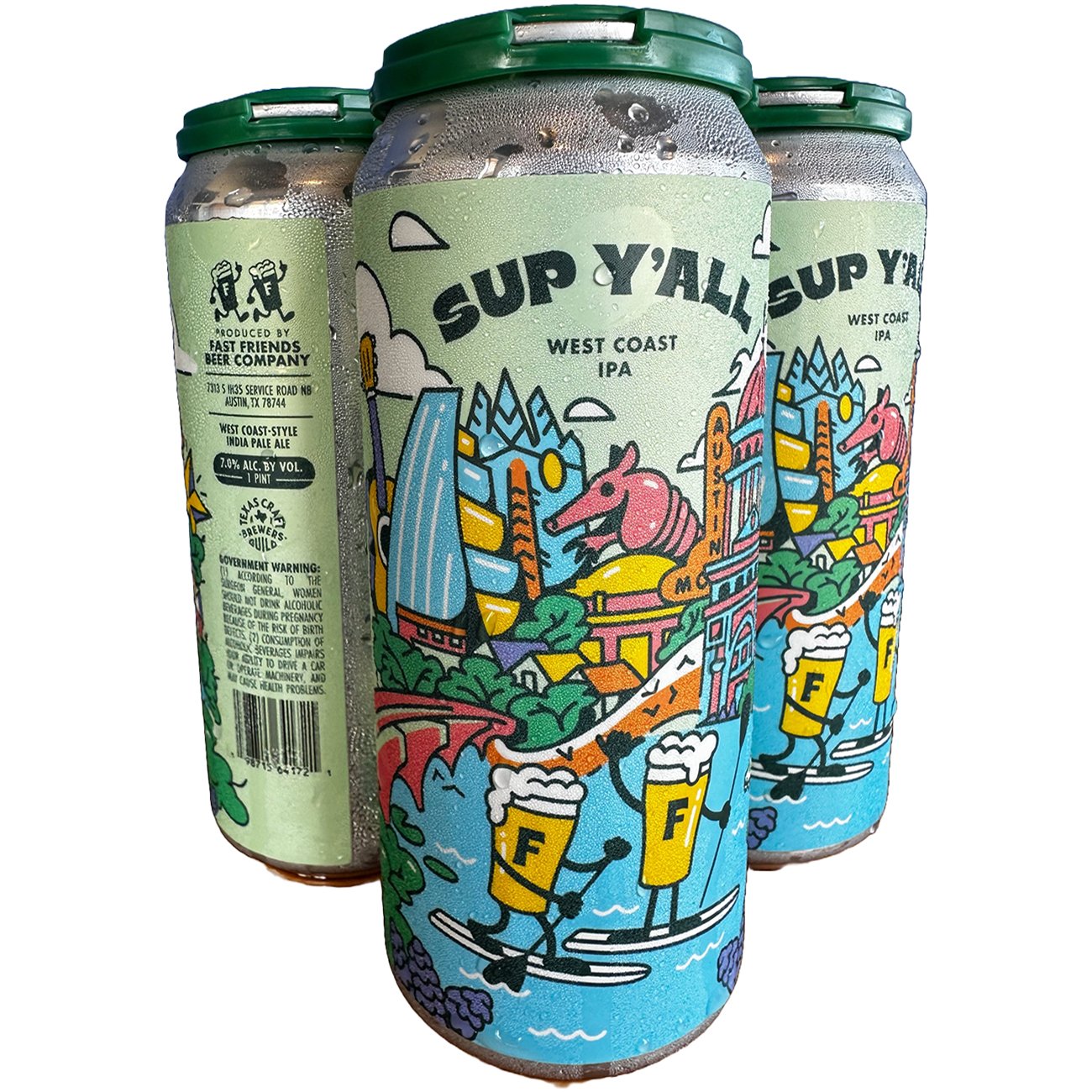 Sup Y'All West Coast IPA Craft Beer 4 pk Cans - Shop Beer at H-E-B