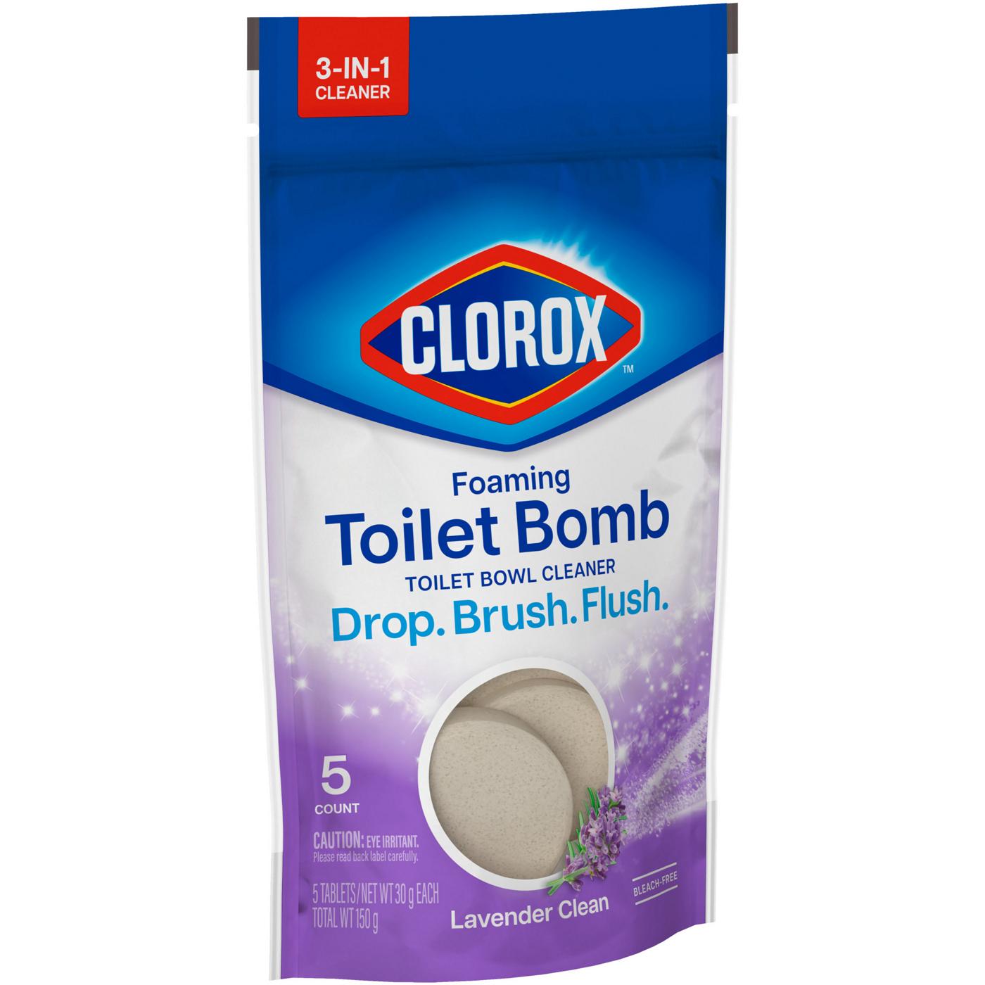 Clorox Foaming Toilet Bomb Bowl Cleaner - Lavender Clean - Shop Toilet ...