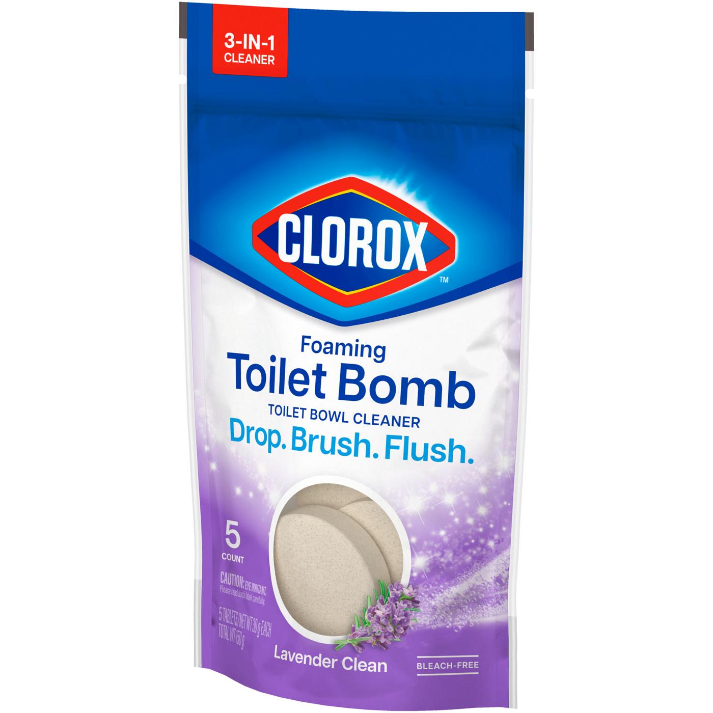 Clorox Foaming Toilet Bomb Bowl Cleaner - Lavender Clean - Shop Toilet ...
