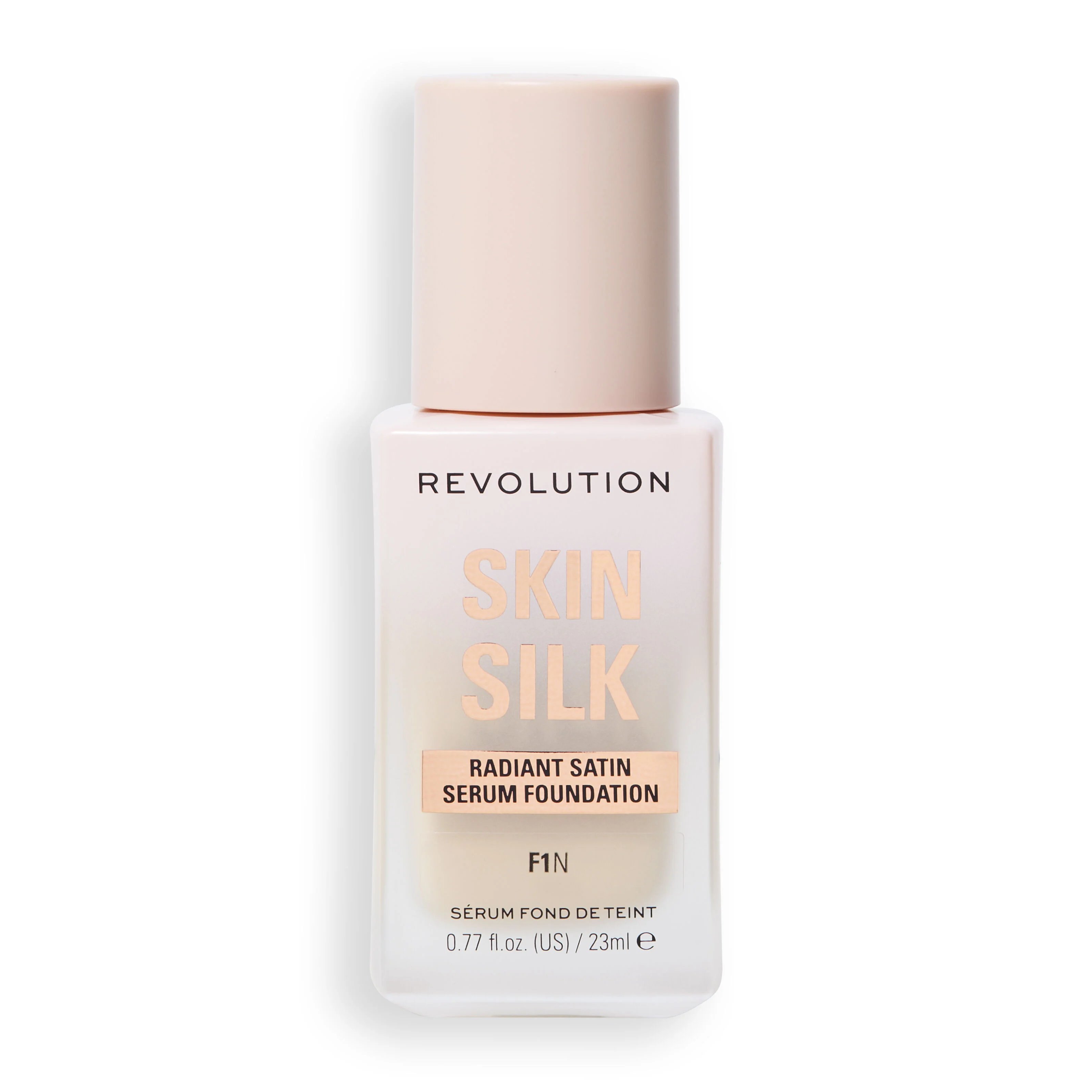 Makeup Revolution Skin Silk Serum Foundation - F1 - Shop Foundation at ...