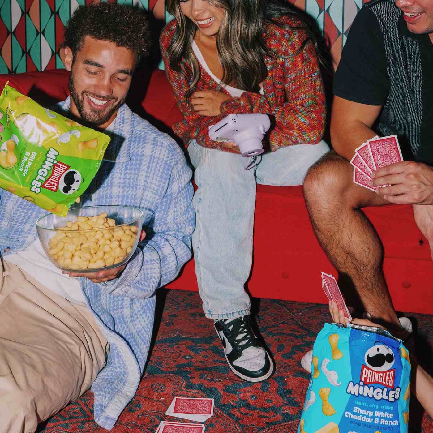 Pringles Mingles Dill Pickle and Ranch Puffed Snacks - Shop Chips at H-E-B