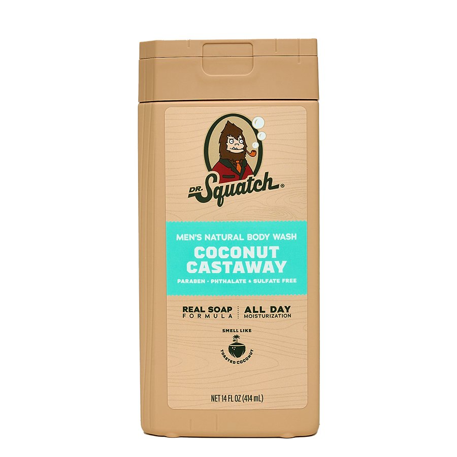 Dr. Squatch Men's Natural Body Wash - Coconut Castaway - Shop Body wash at H-E-B