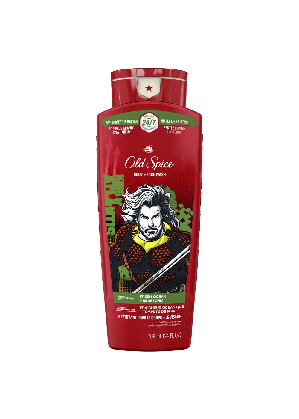 Old Spice Body & Face Wash - King of Atlantis - Shop Body wash at H-E-B