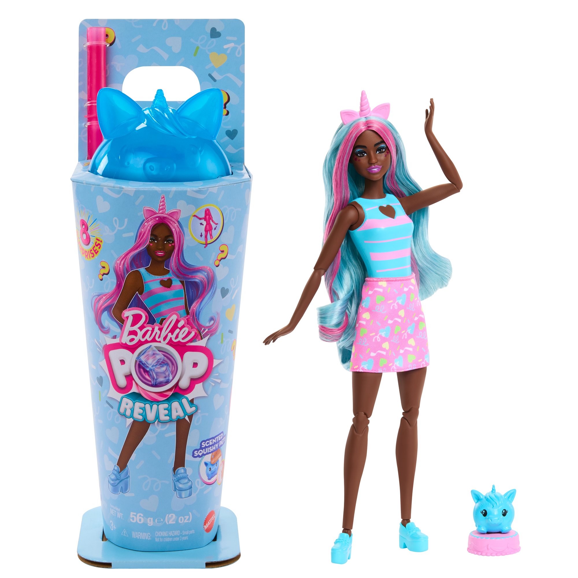 Barbie Pop Reveal Shakes Series Sweet Unicorn Doll - Shop Action ...