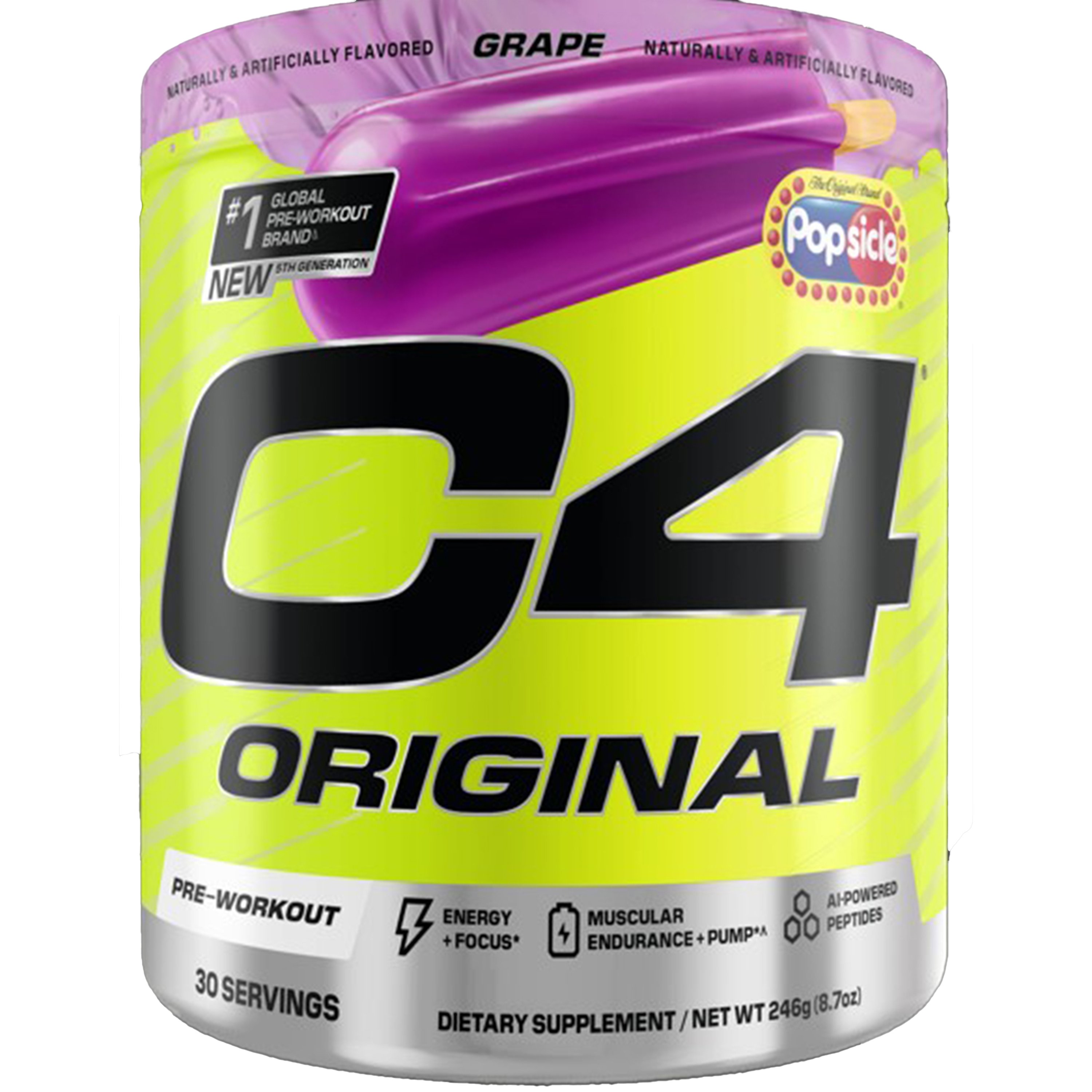 Cellulor C4 Original Grape Popsicle Pre-Workout - Shop Diet & fitness ...