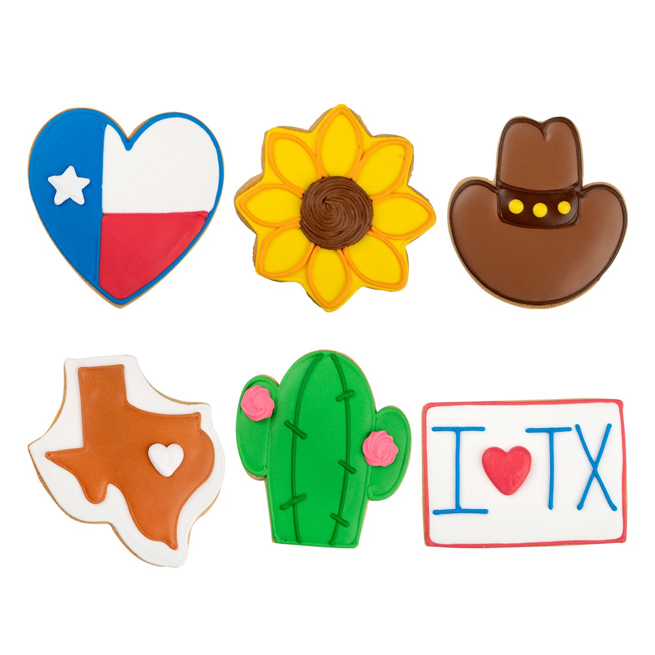 DecoCookies Hand-Decorated Texas Sugar Cookies - Shop Cookies at H-E-B