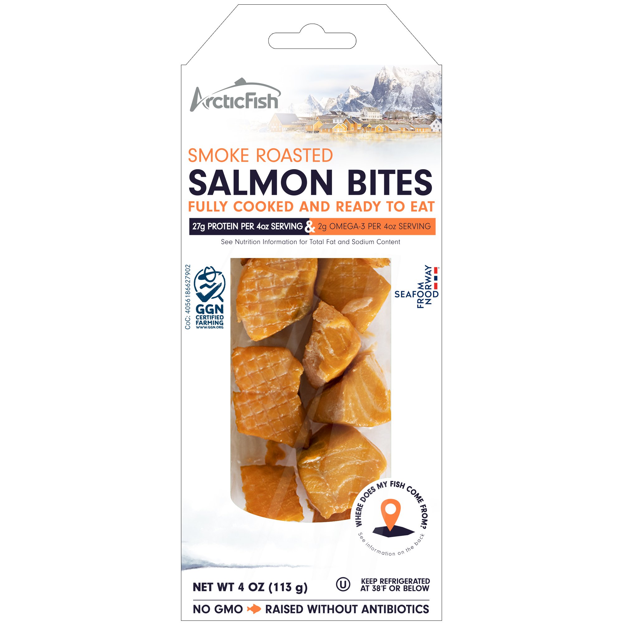 Arctic Fish Smoked Roasted Salmon Bites - Shop Fish at H-E-B