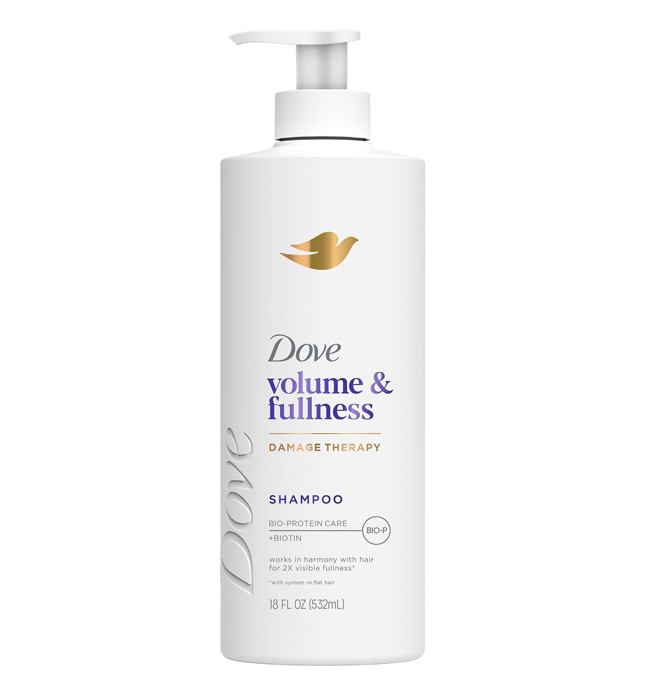 Dove Volume And Fullness Damage Therapy Shampoo - Shop Shampoo ...