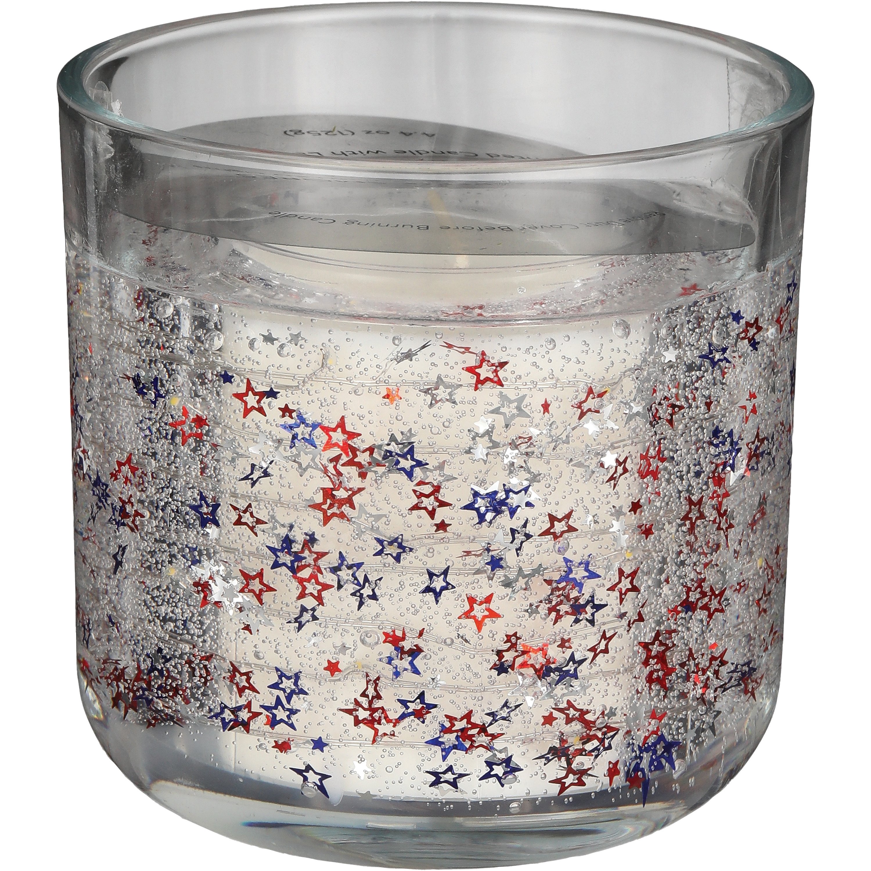 Destination Holiday Patriotic Glitter LED Jar Candle - Shop Seasonal ...