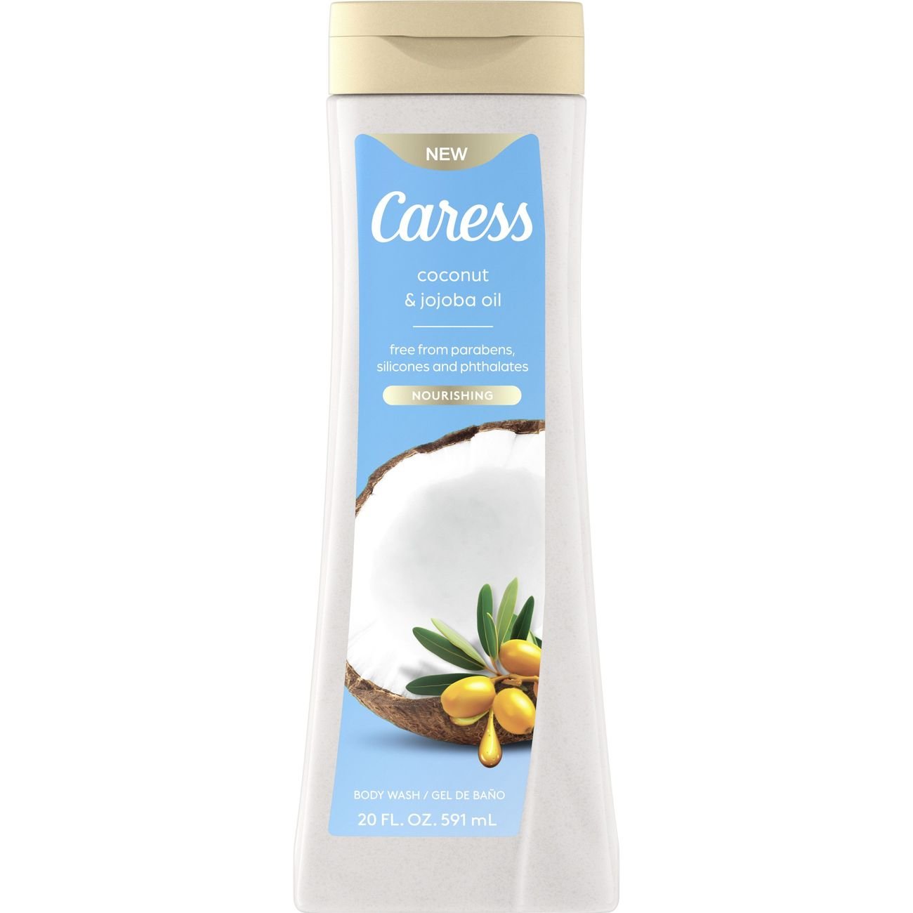 Caress Nourishing Body Wash - Coconut & Jojoba Oil - Shop Body wash at ...