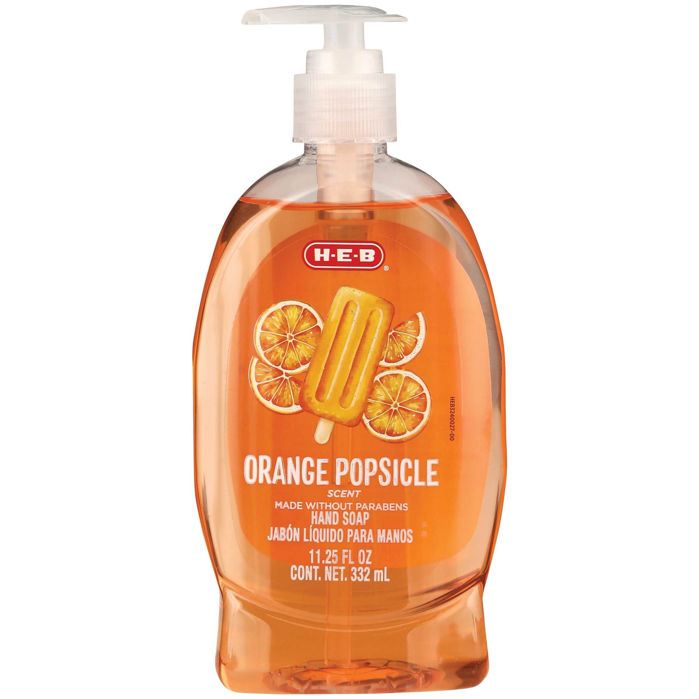 H-E-B Liquid Hand Soap - Orange Popsicle - Shop Hand & bar soap at H-E-B