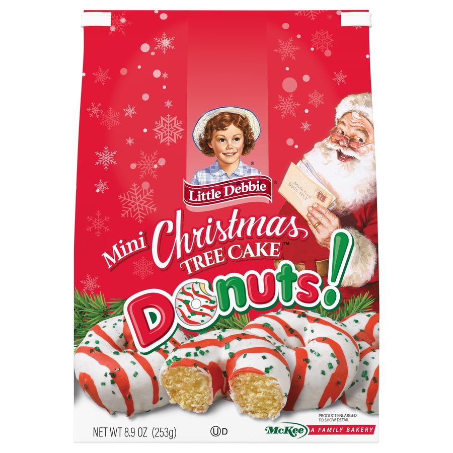 Little Debbie Mini Christmas Tree Cake Donuts - Shop Snack cakes at H-E-B