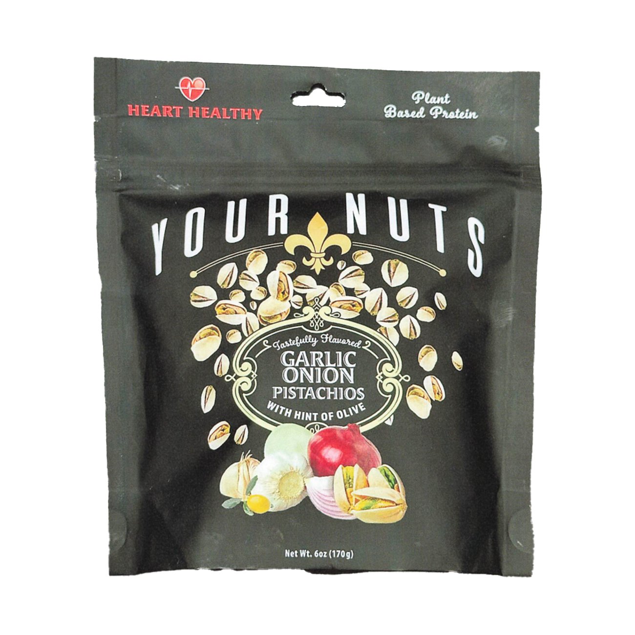 Your Nuts Garlic Onion Pistachios - Shop Nuts & seeds at H-E-B