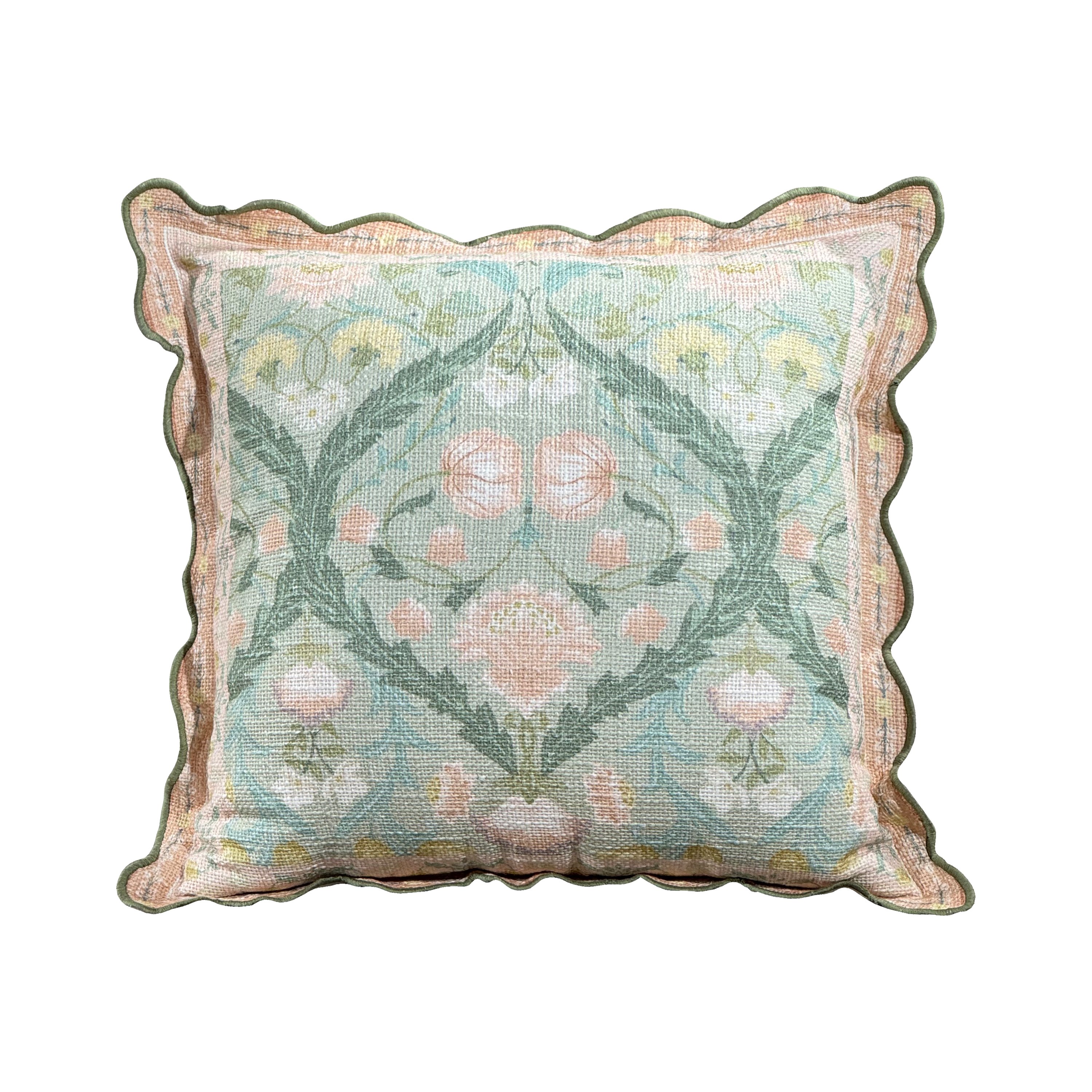 Haven + Key Decorative Throw Pillow - Green Bay & Pink Floral - Shop ...