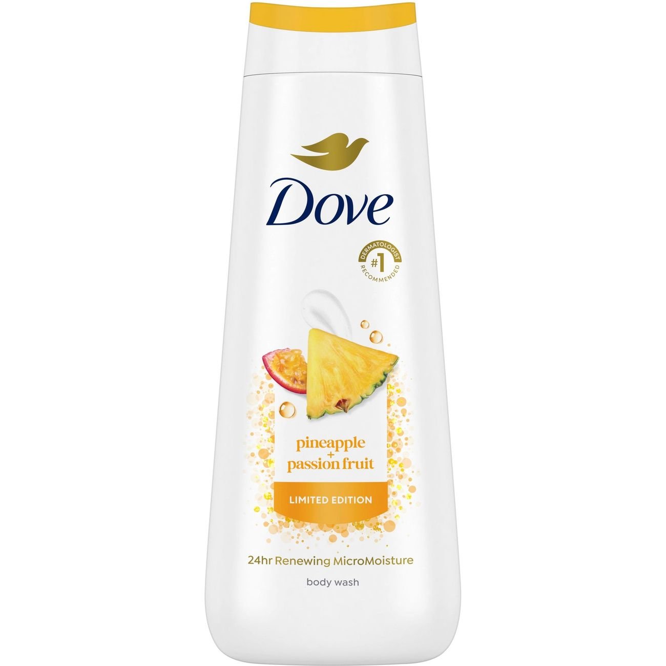 Dove Moisturizing Body Wash Limited Edition - Pineapple & Passionfruit ...