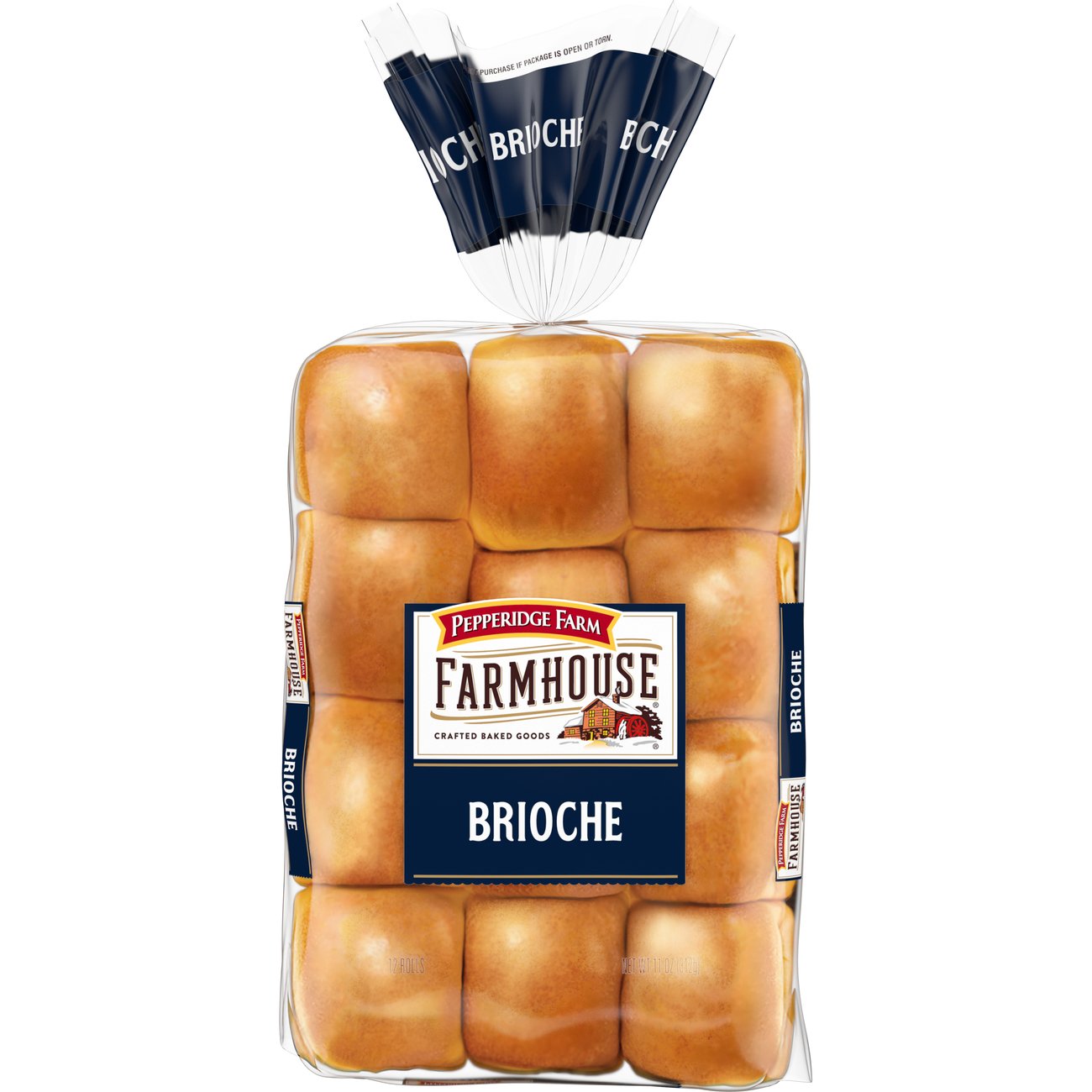 Pepperidge Farm Farmhouse Brioche Dinner Rolls - Shop Buns & rolls at H-E-B