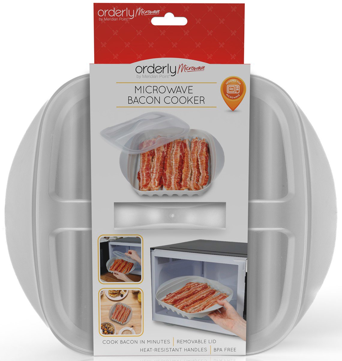 Meridian Point Orderly Microwave Bacon Cooker, ea | Low Prices ...