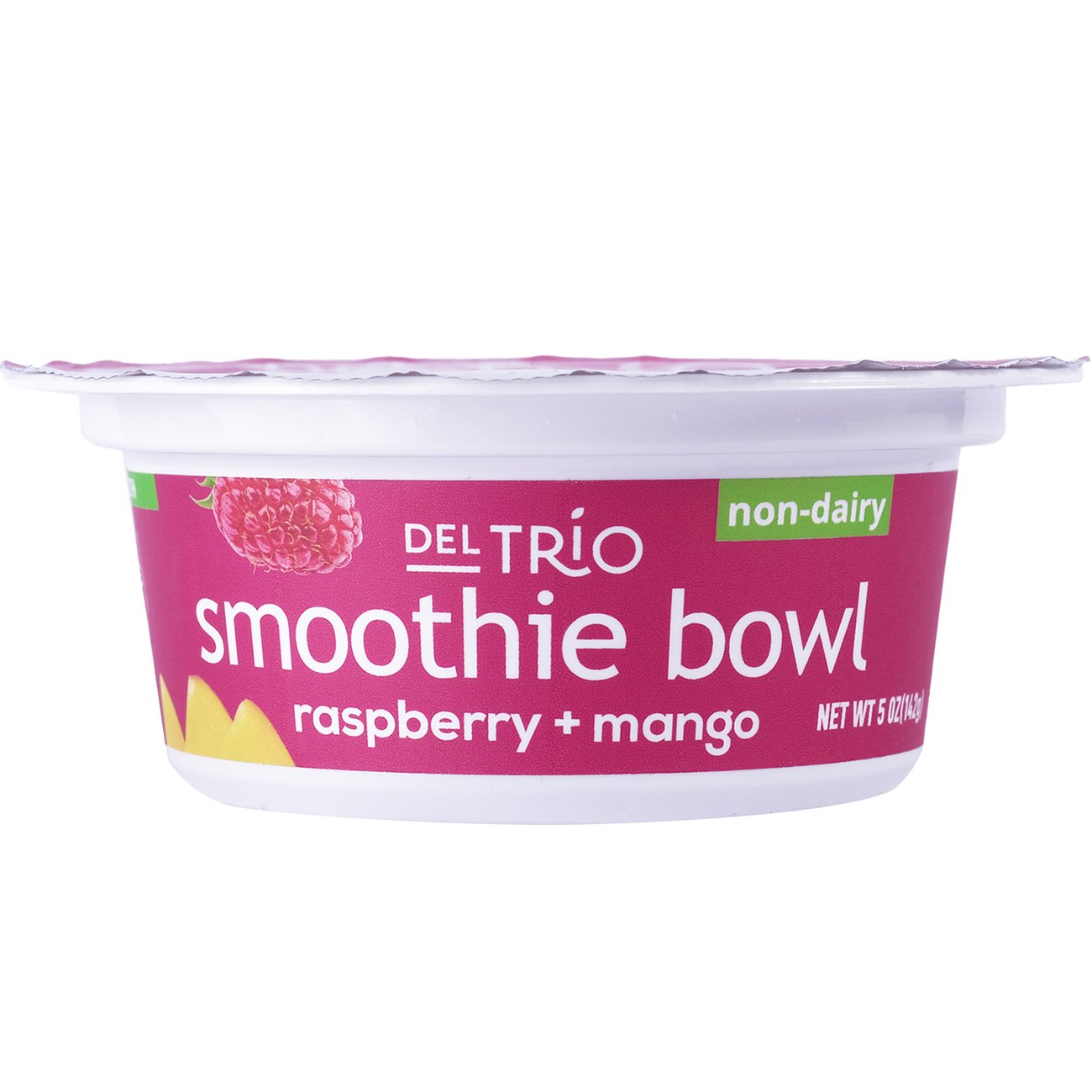 Del Trio Raspberry & Mango Dairy-Free Smoothie Bowl - Shop Yogurt at H-E-B