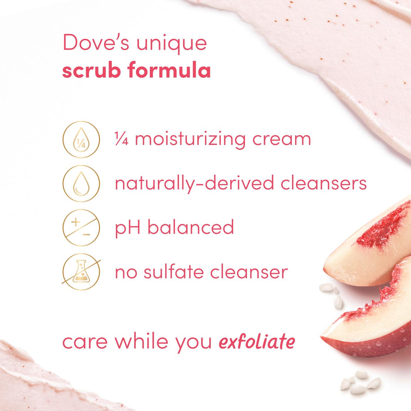 Dove Body Scrub - White Peach & Crushed Rice - Shop Body scrubs at H-E-B