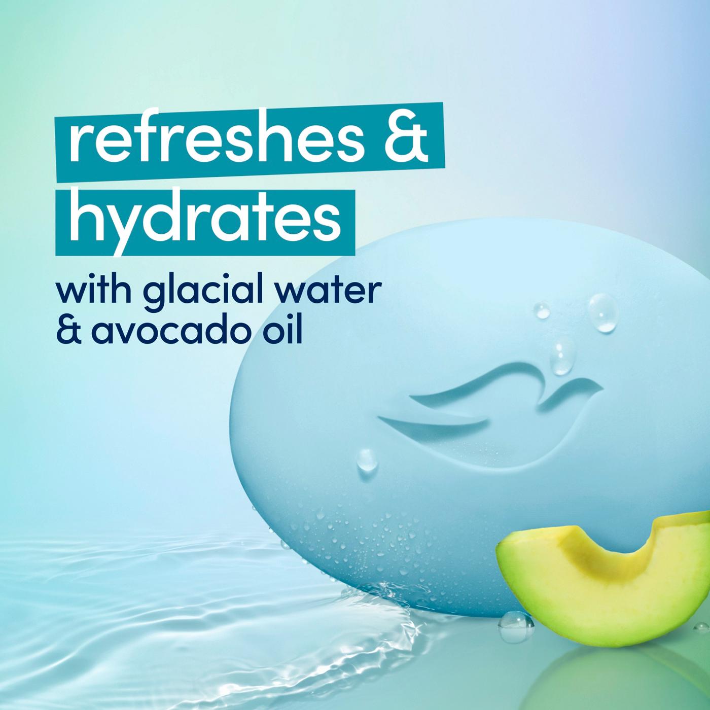 Dove Hydrating Beauty Bar Soap - Glacial Water & Avocado Oil - Shop Hand & bar soap at H-E-B