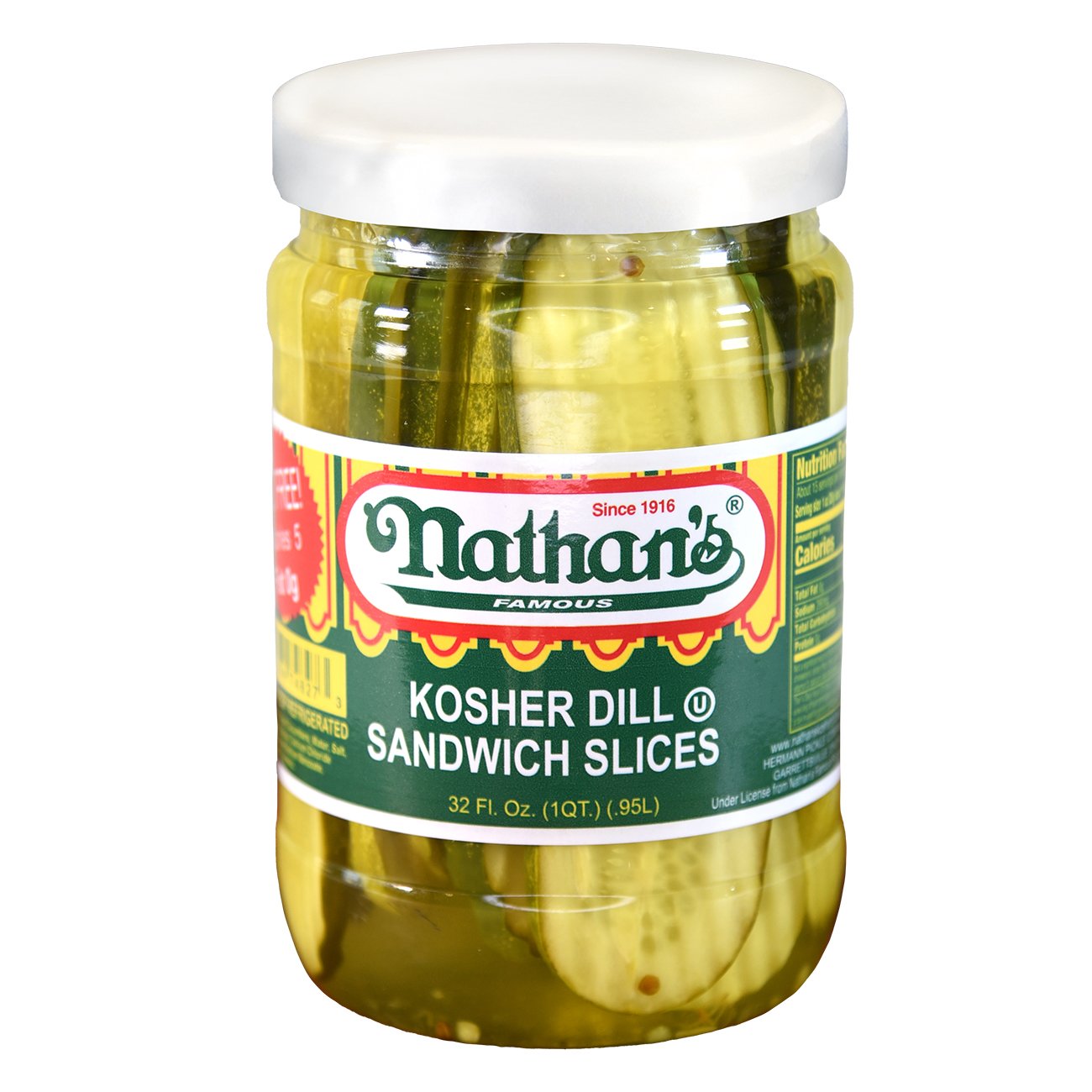 Nathan's Kosher Dill Slices - Shop Pickles & cucumber at H-E-B