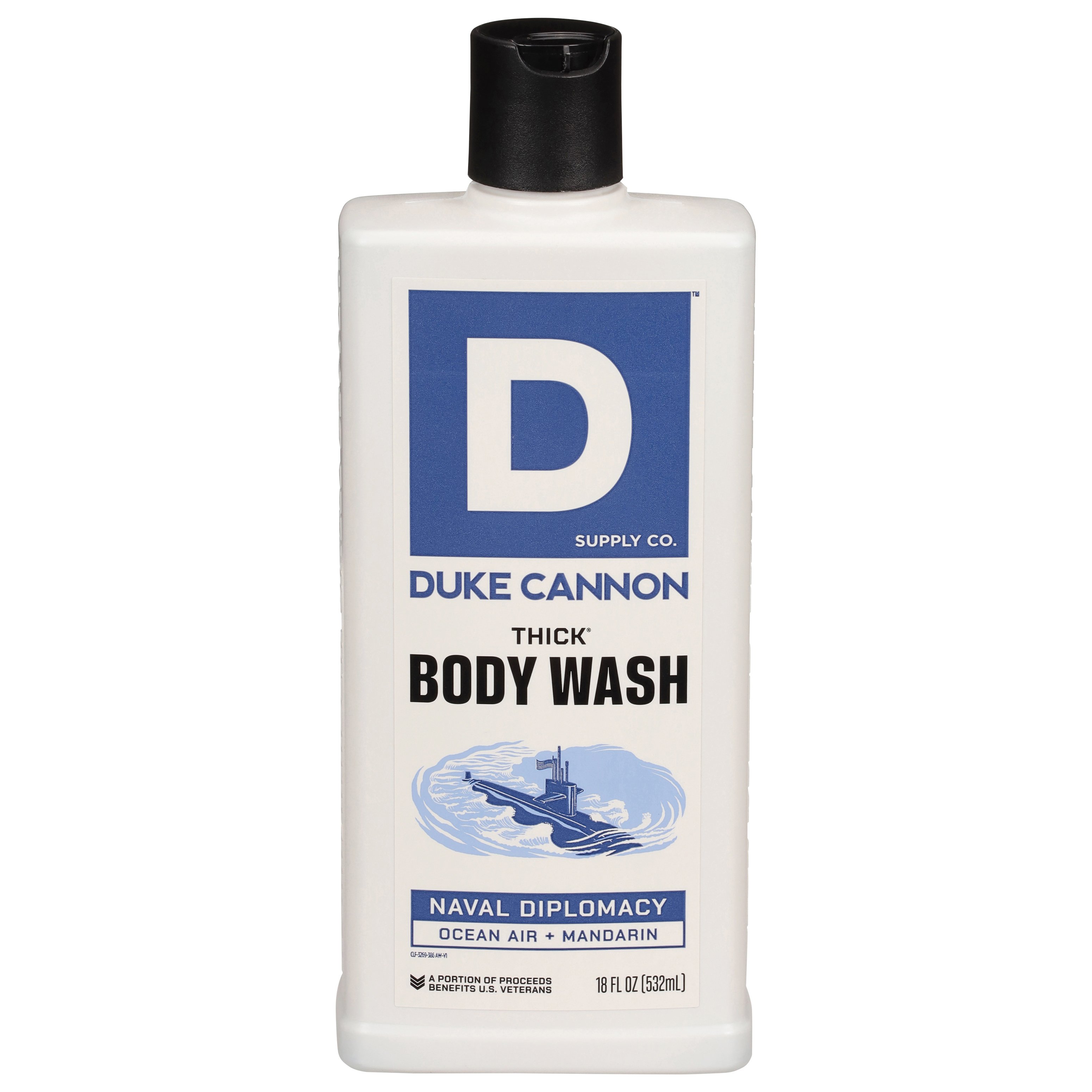 Duke Cannon Thick Body Wash Naval Diplomacy - Ocean Air & Mandarin ...