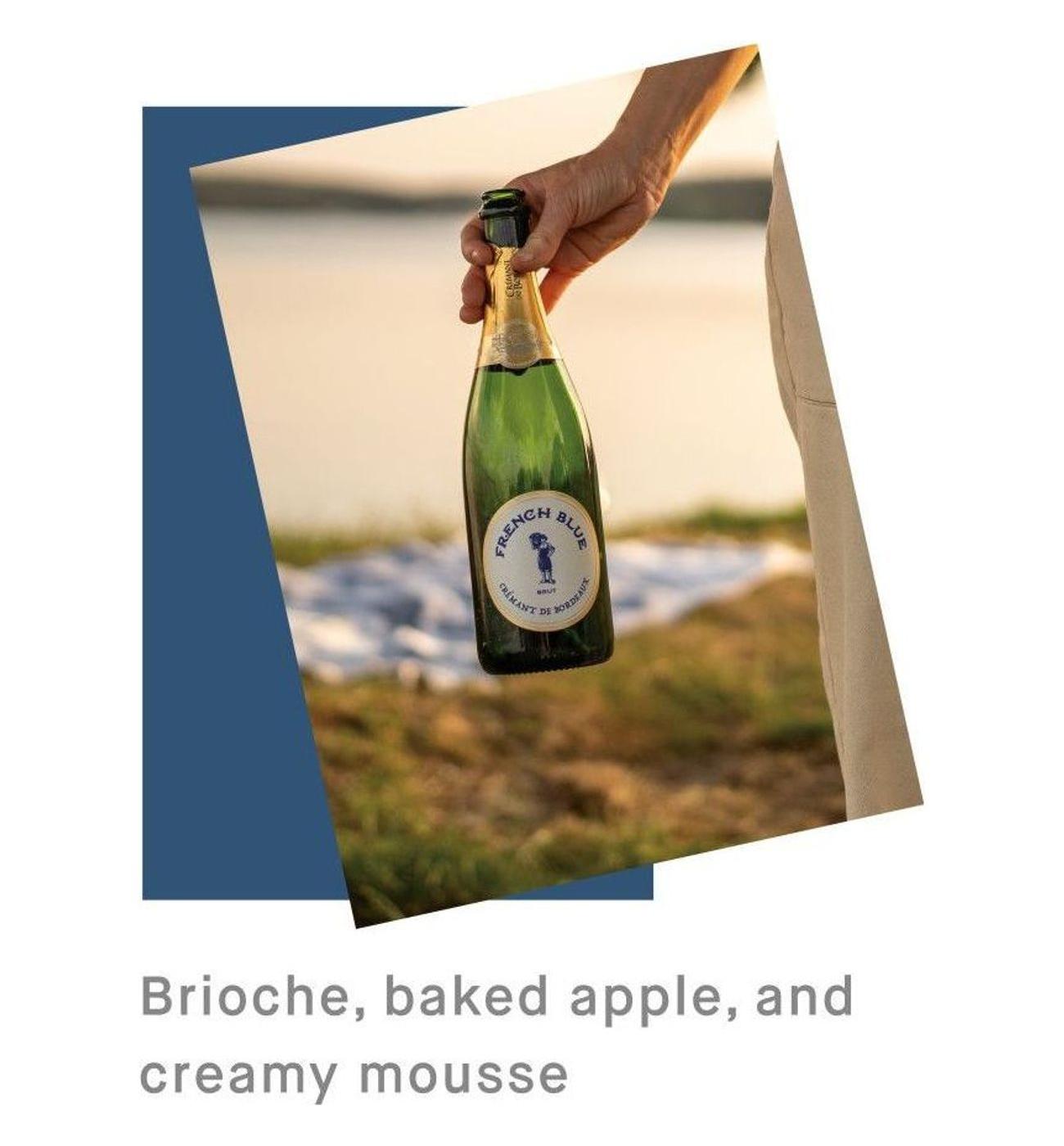 French Blue Brut France - Shop Wine at H-E-B