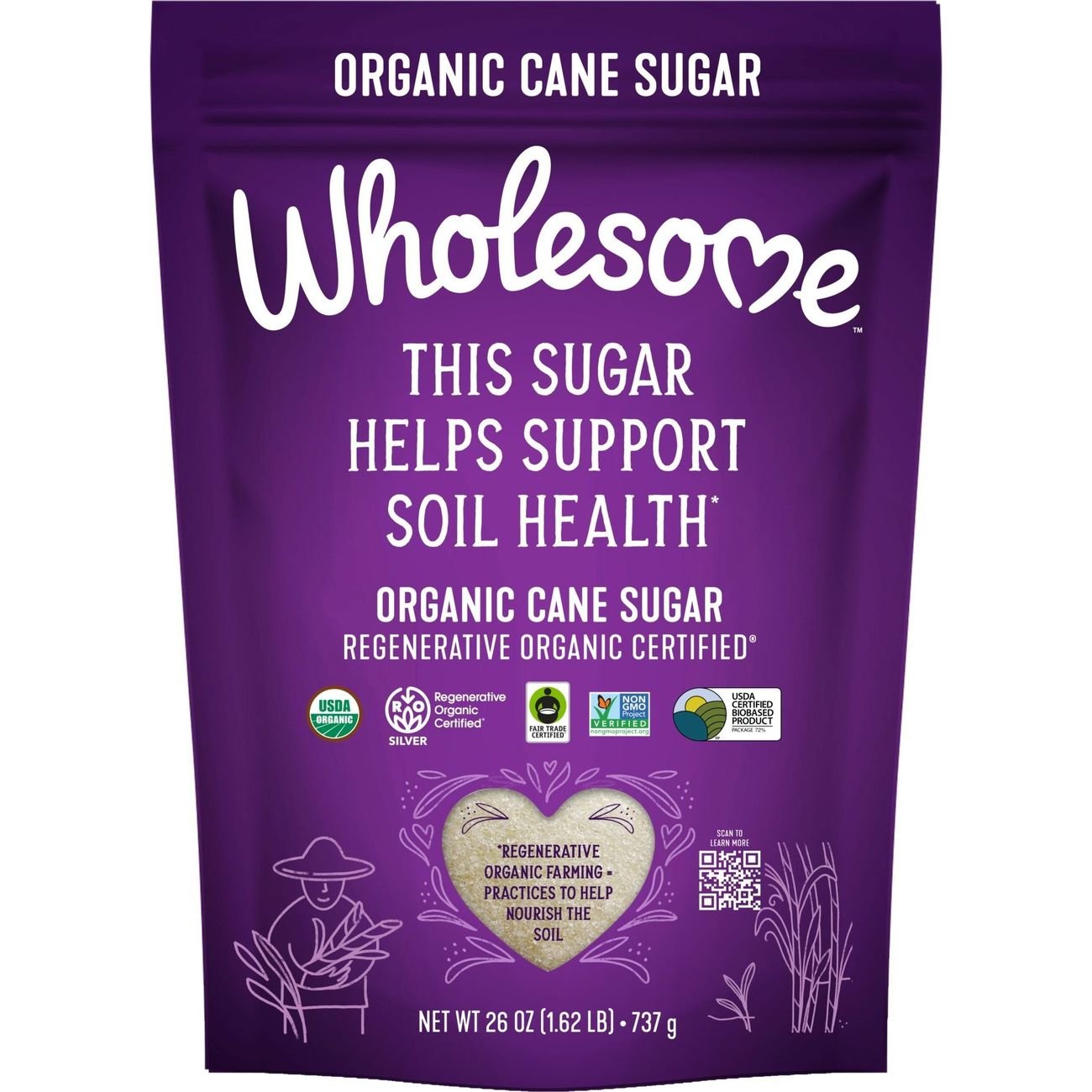 Wholesome Regenerative Organic Cane Sugar - Shop Sugar at H-E-B