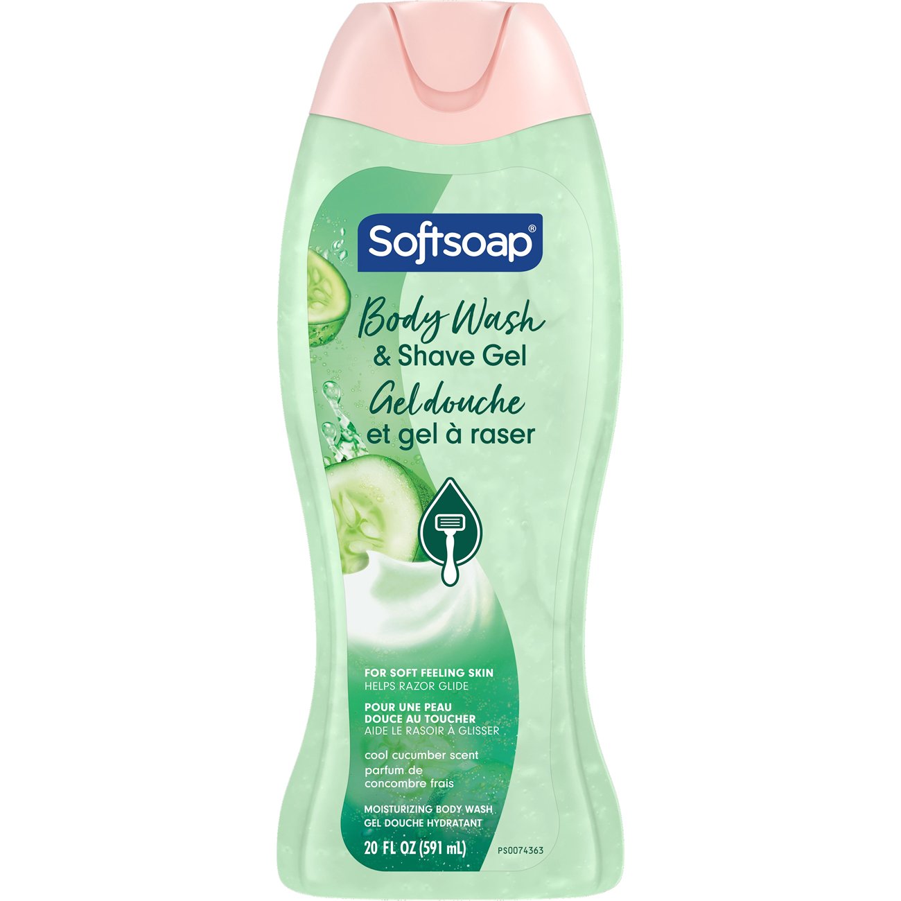 Softsoap 2-in-1 Body Wash & Shave Gel - Cool Cucumber - Shop Body wash ...