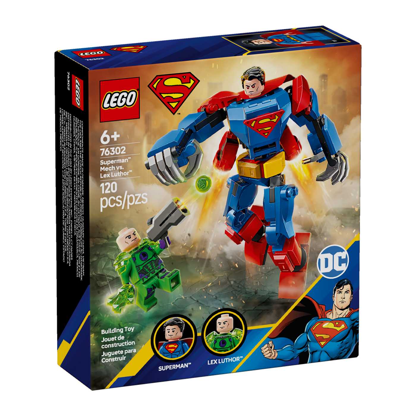 LEGO DC Superman Mech vs. Lex Luthor Set - Shop Lego & building blocks ...