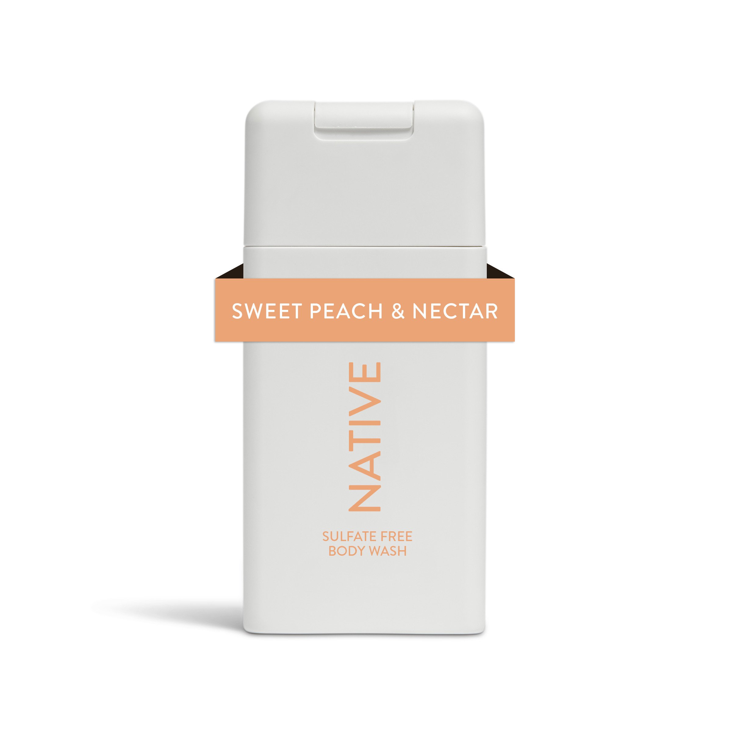 Native Travel Size Body Wash - Peach & Nectar - Shop Body wash at H-E-B