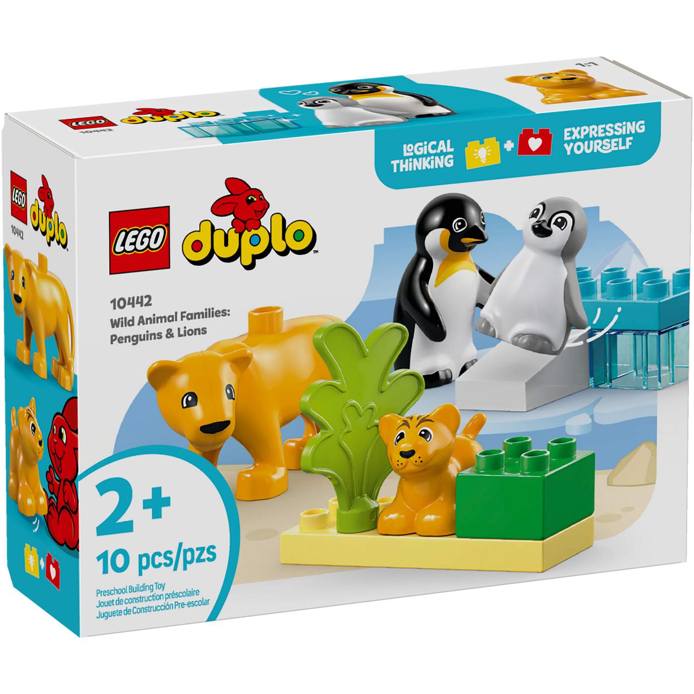 LEGO DUPLO Wild Animal Families: Penguins & Lions Set - Shop Lego ...